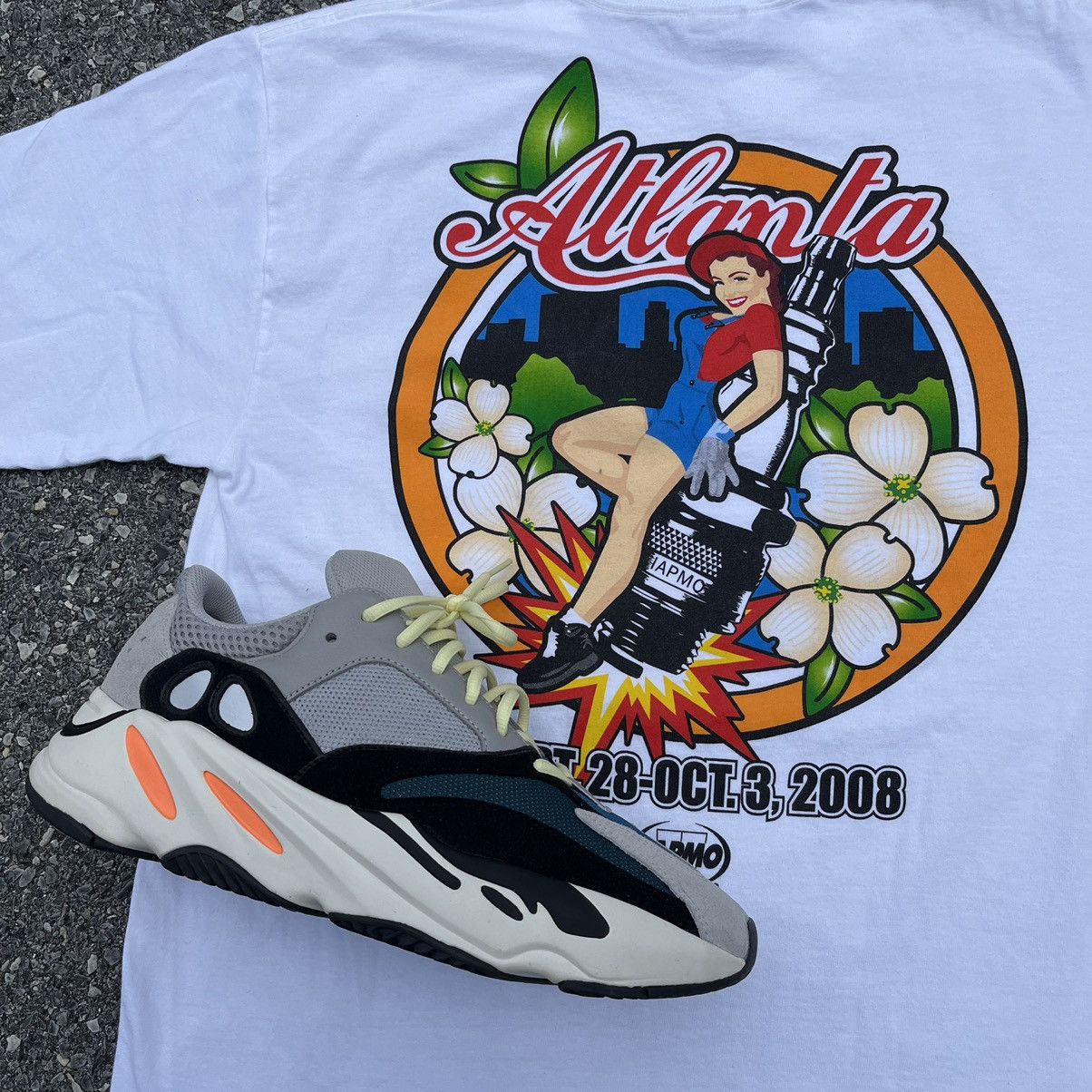 Vintage Vintage 90s Boxy Graphic Tee (Atlanta) | Grailed