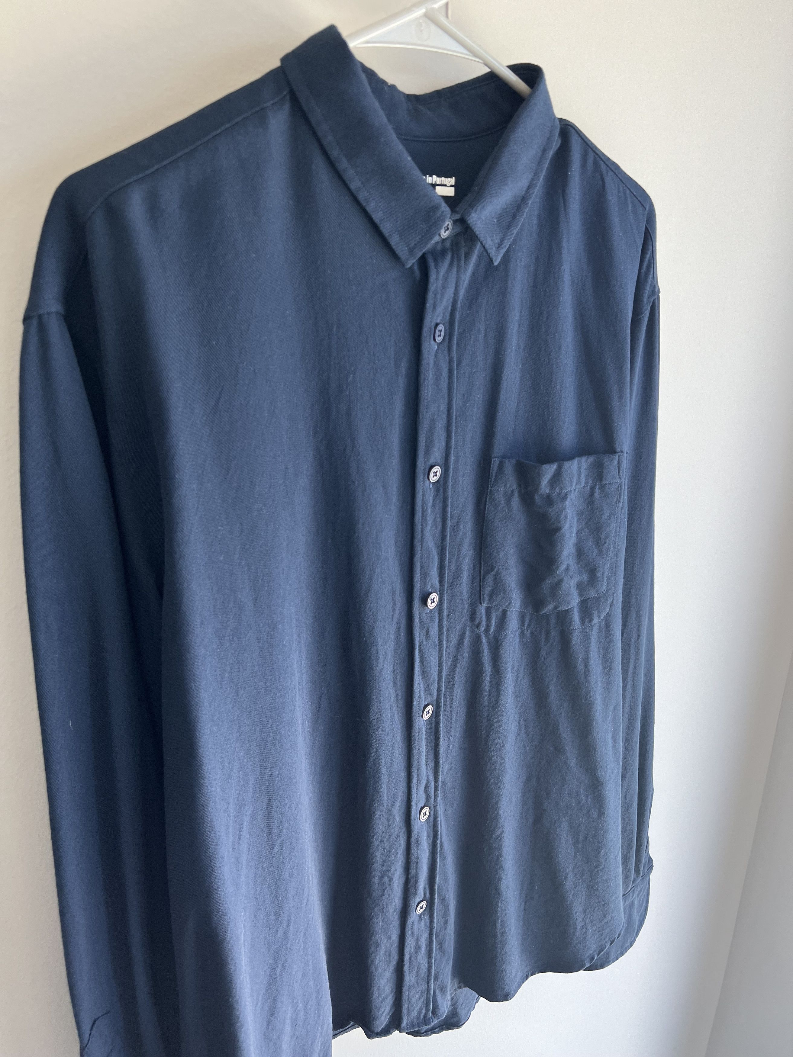 Outlier Outlier S140 Merino Boxford - Navy - Large | Grailed