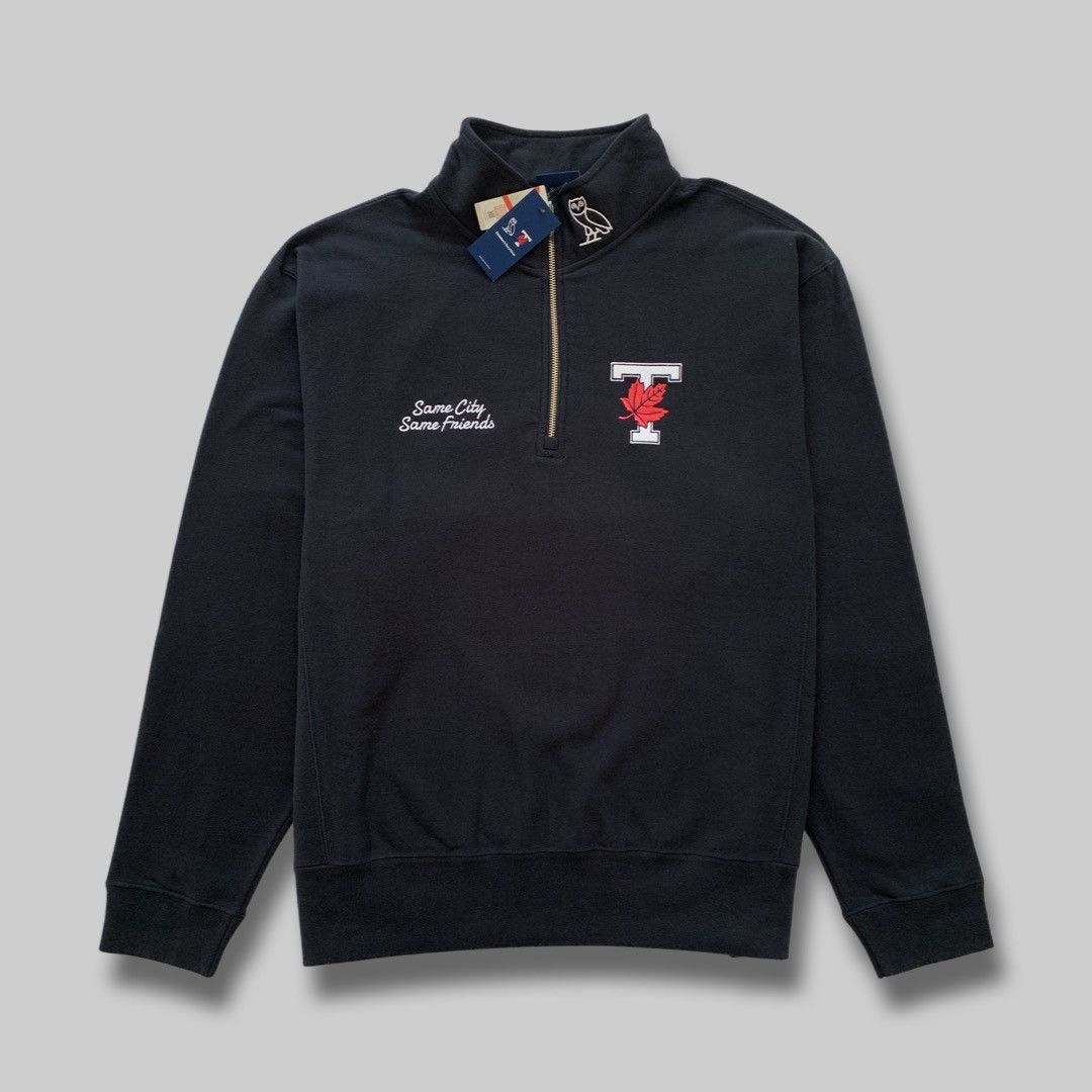 Nike OVO X UofT QUARTER ZIP SWEATSHIRT - Navy | Grailed