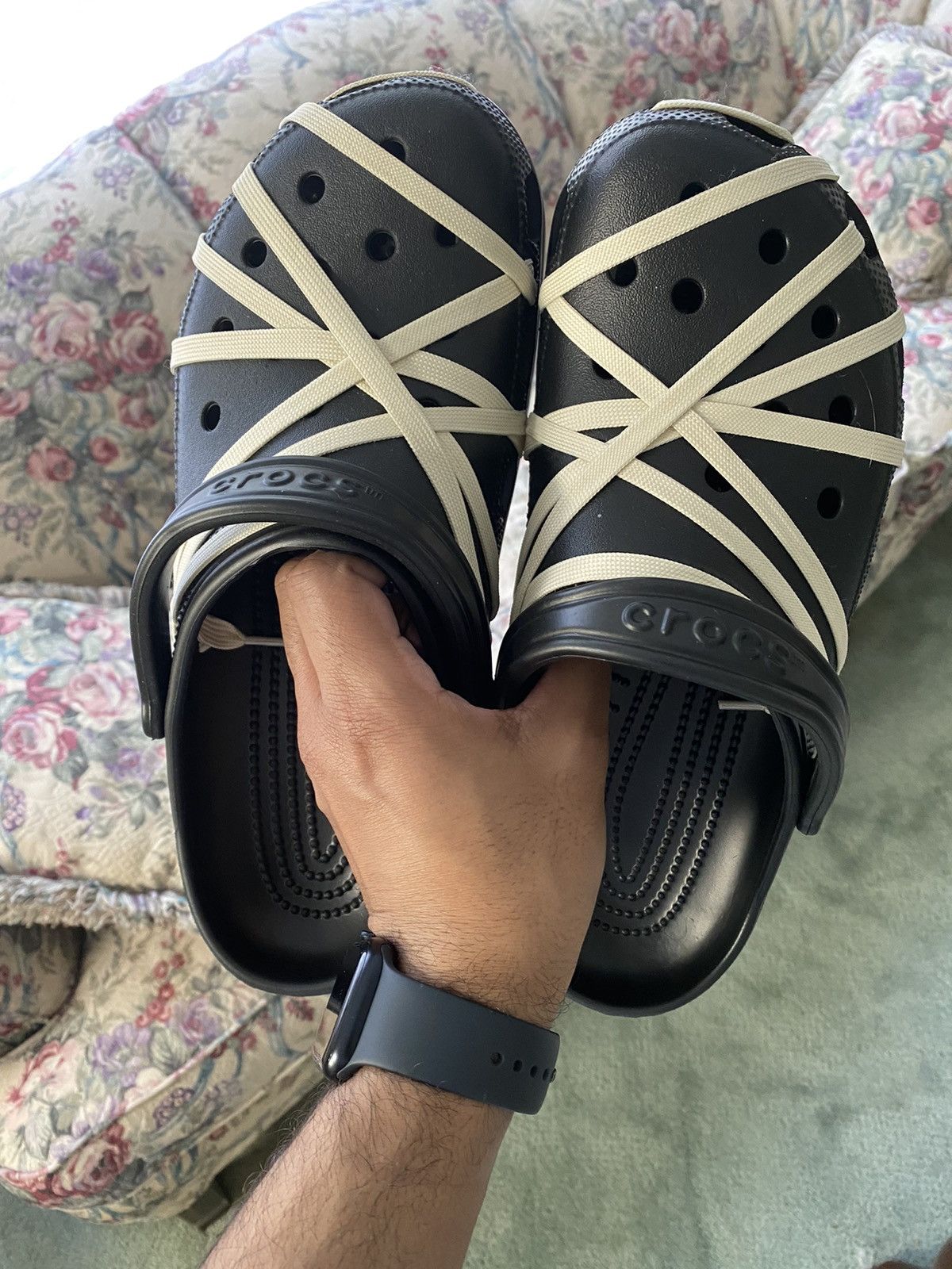 Crocs Faux Rick Owens x Crocs (Custom Made) | Grailed