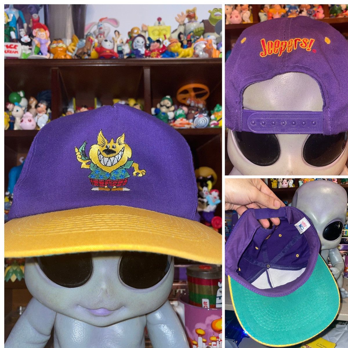 Cartoon Network × Vintage 1990s Jeepers! Arcade Snapback Hat 90s ...