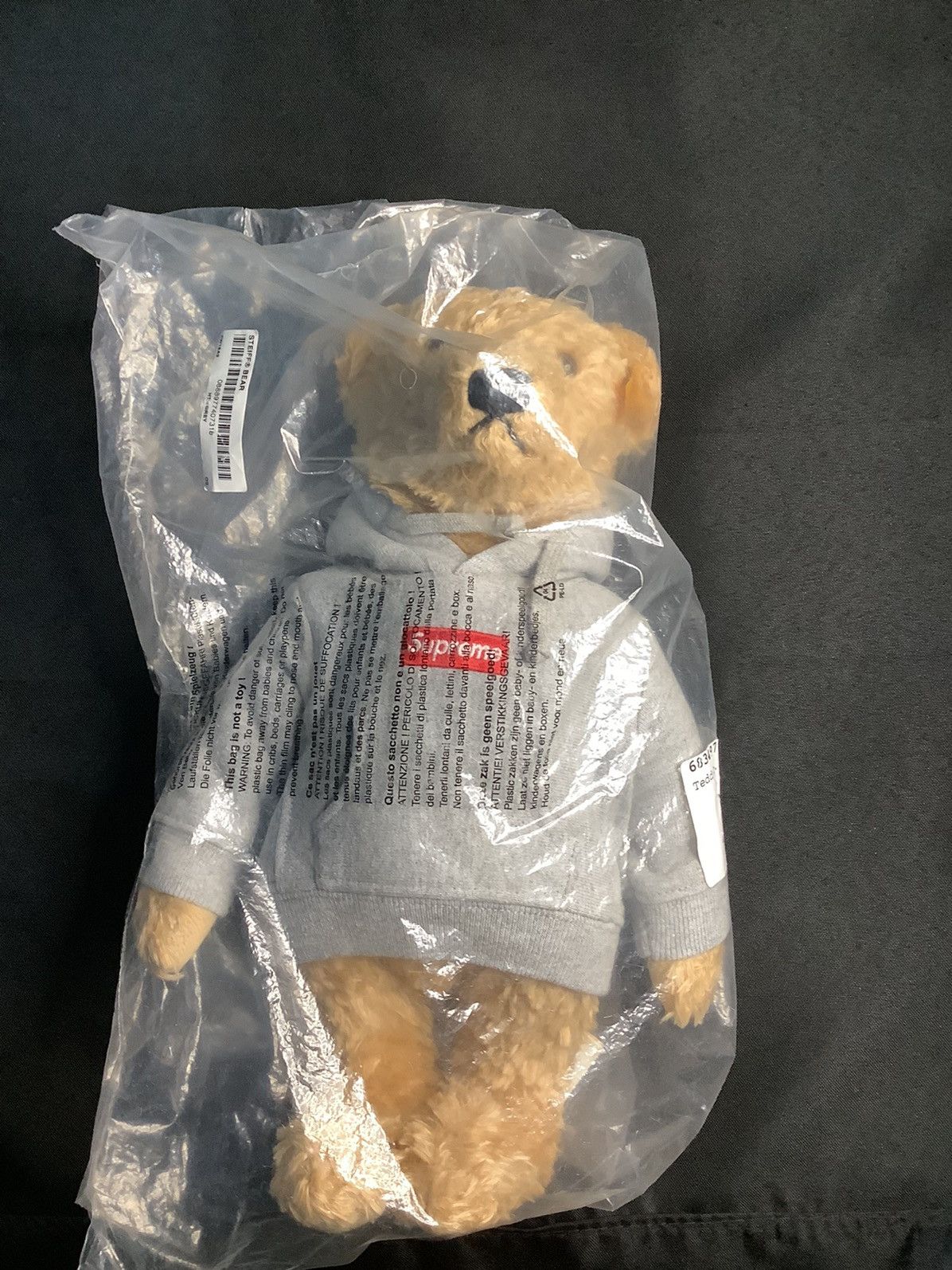 Supreme Supreme x Steiff Teddy Bear Box Logo | Grailed