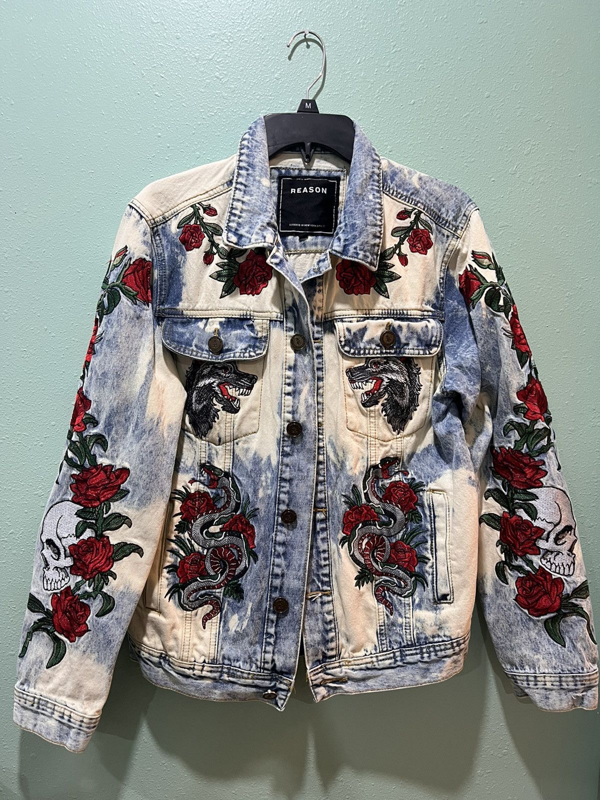 Reason × Vintage Reason x vintage denim jacket | Grailed