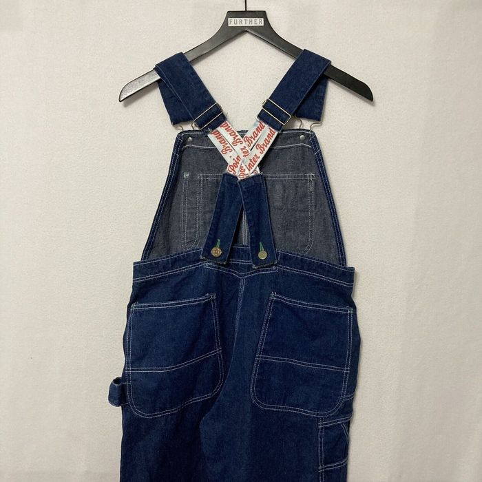 Vintage Pointer Brand Low Open Back Bib Overalls USA Made 34x30 | Grailed