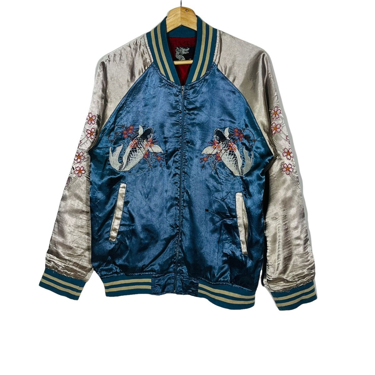 Vintage Sukajan souvenir jacket big logo embroidered nice design | Grailed