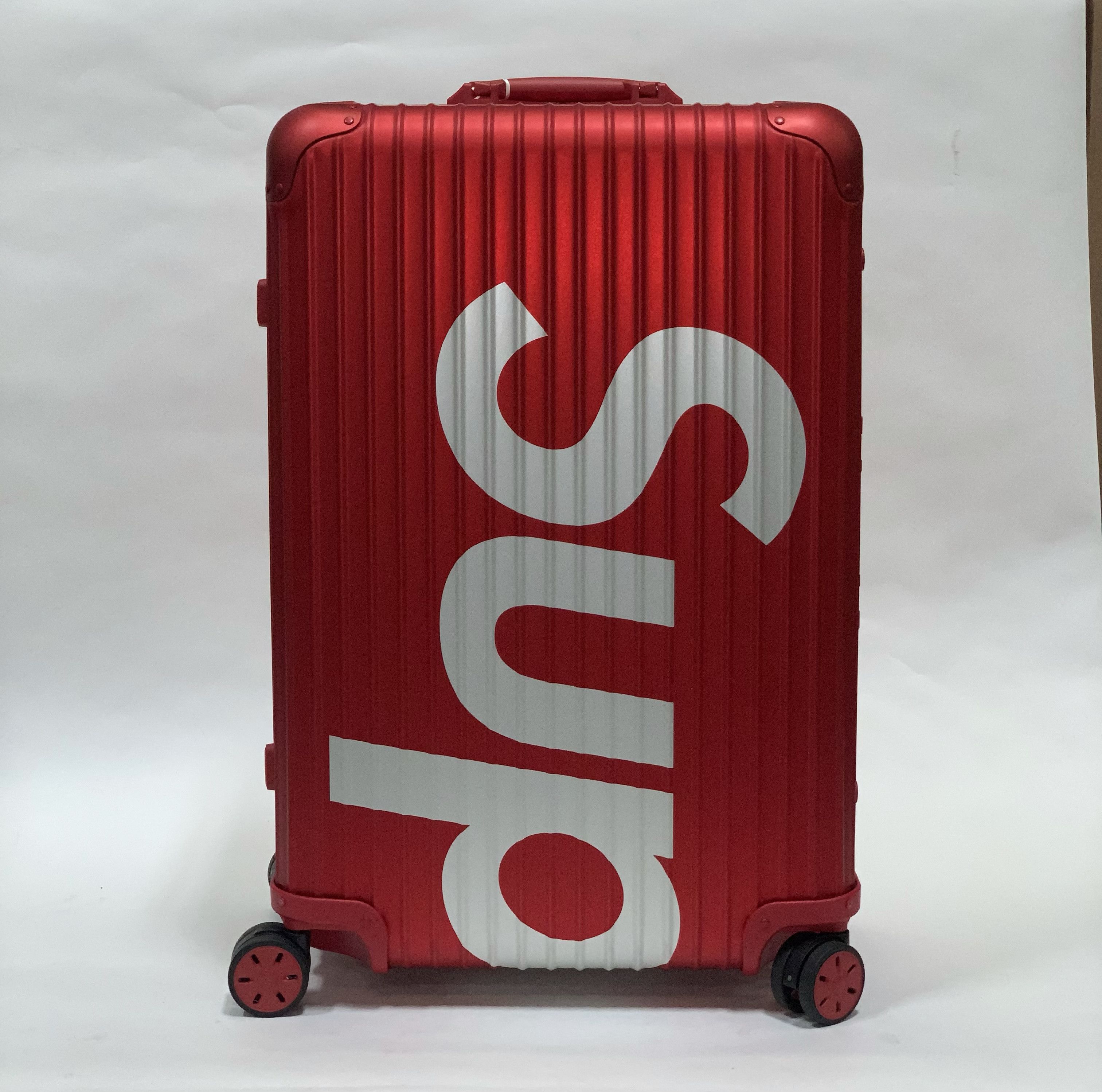 Rimowa × Supreme Supreme RIMOWA Topas Multiwheel 82L Red | Grailed