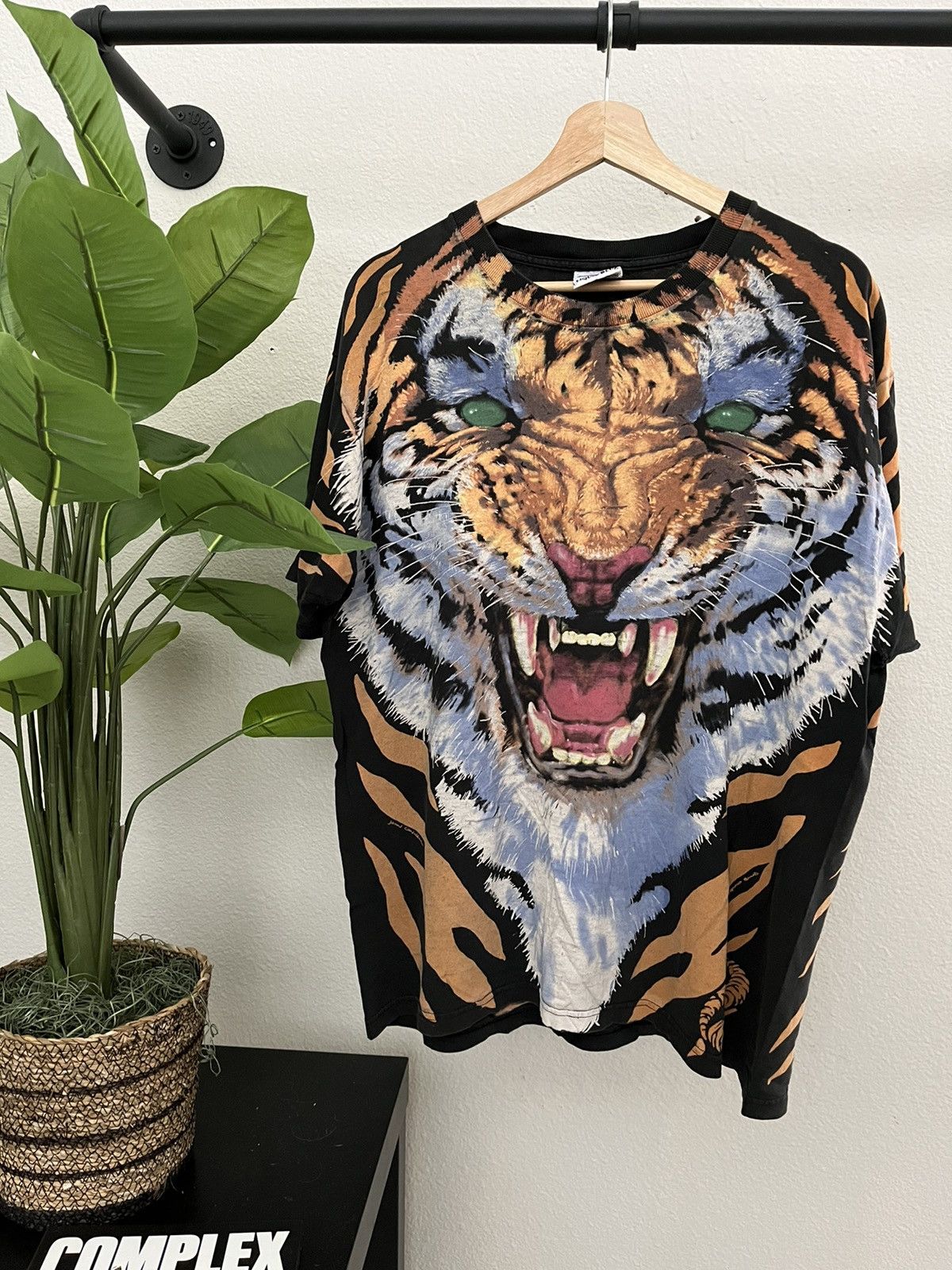 Liquid Blue Vintage 90’s Liquid Blue Tiger All Over Print T Shirt | Grailed