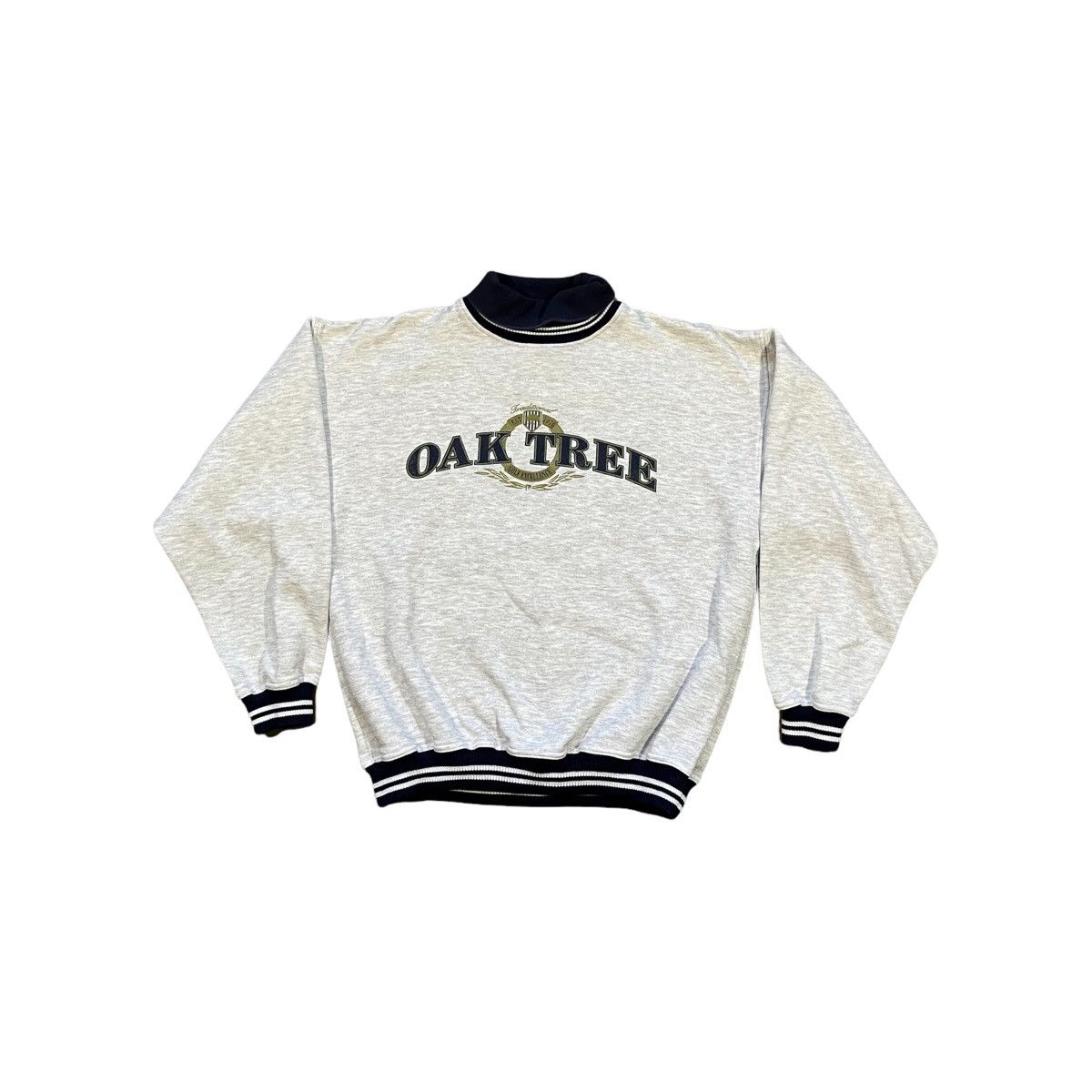 Art × Vintage 90s oak tree golf turtle neck sweatshirt | Grailed