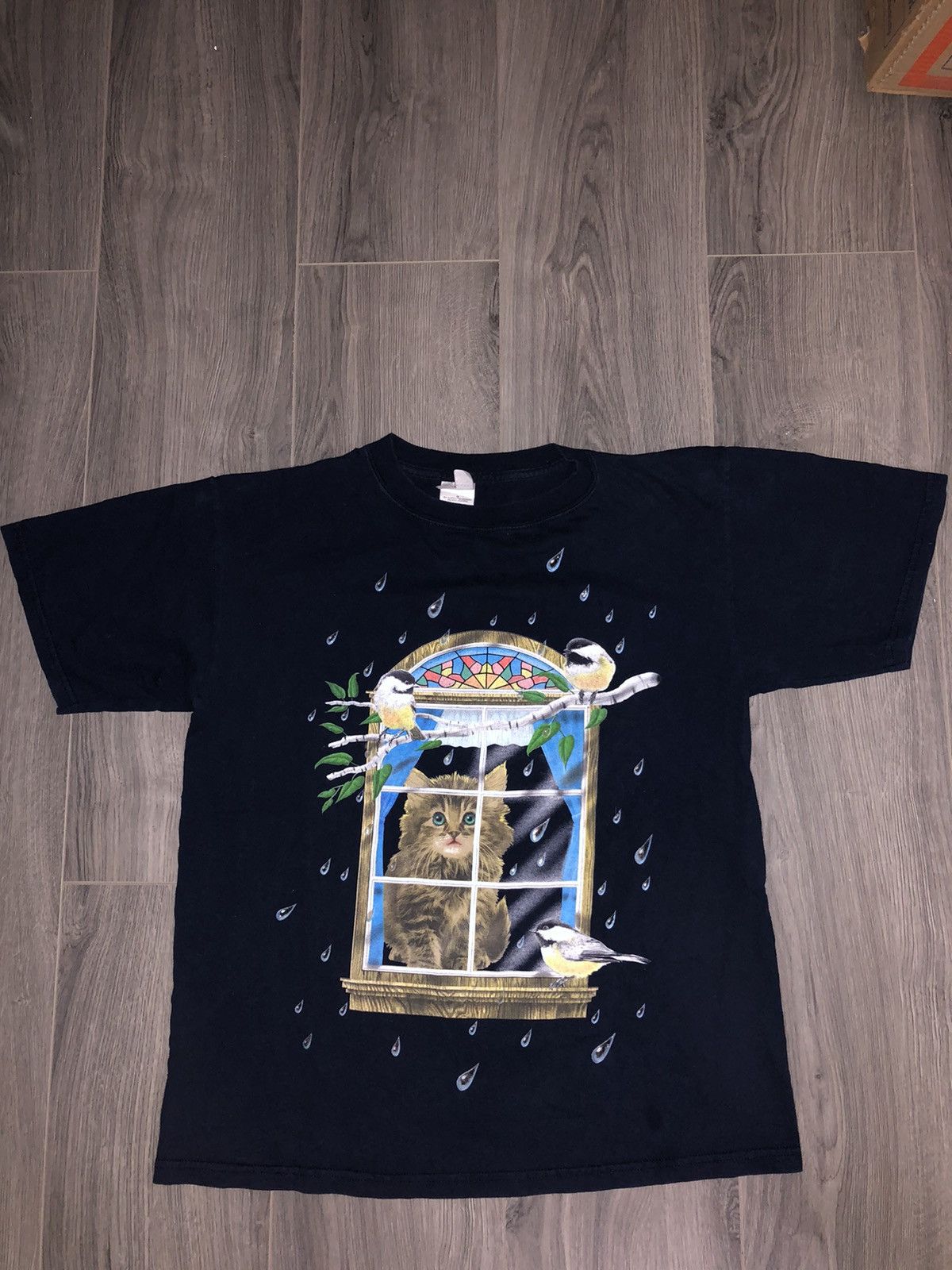 Vintage 2000s Cat Tee | Grailed