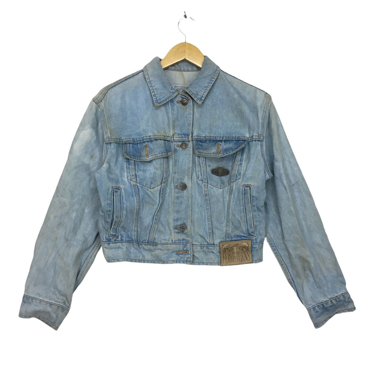 Ferre × Gianfranco Ferre Vtg FERRE JEANS Denim Jacket Western Wear Made ...