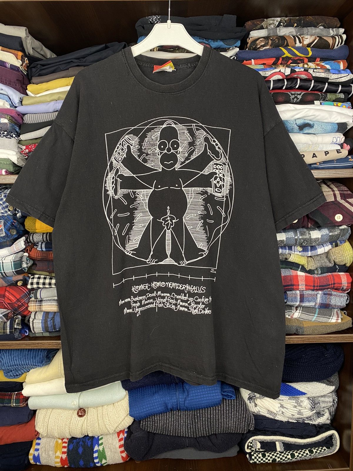 Da Vinci × The Simpsons × Vintage Vintage The Simpsons Leonardo Da ...