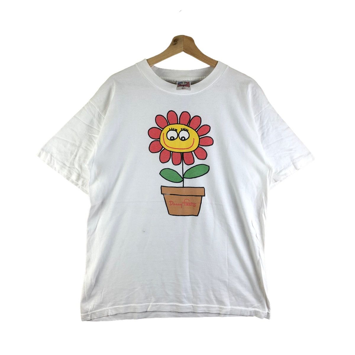 Cartoon Network × Vintage Vintage Danny First Big Print Art Tshirt ...