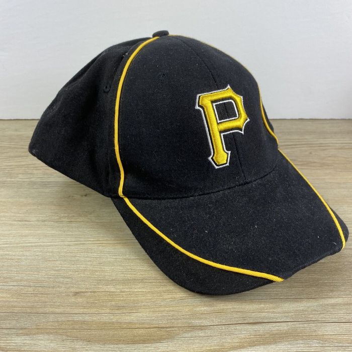 Other Pittsburgh Pirates Hat MLB Black Yellow Adjustable Cap Hat | Grailed
