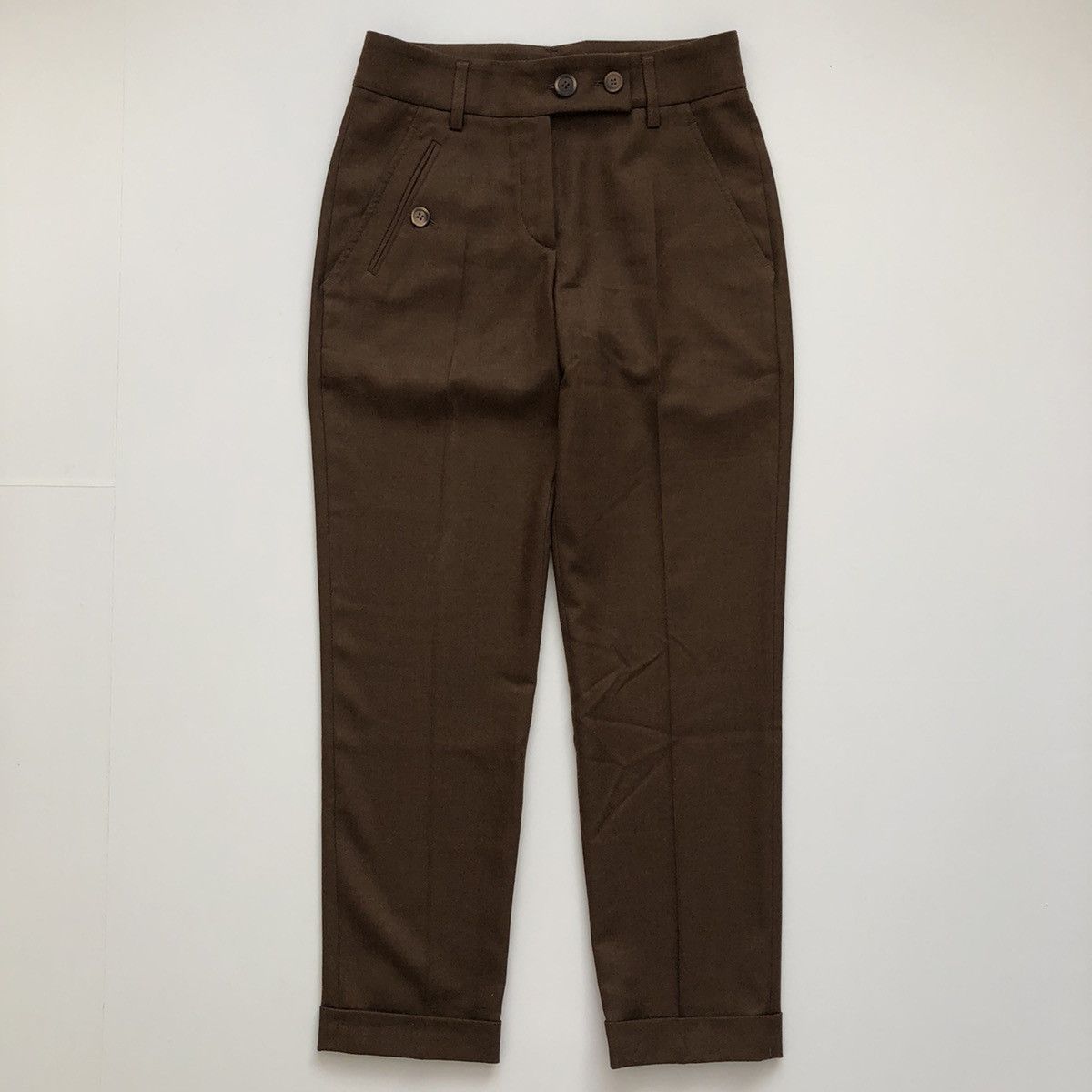Brunello Cucinelli BRUNELLO CUCINELLI pants wmns gunex wool | Grailed