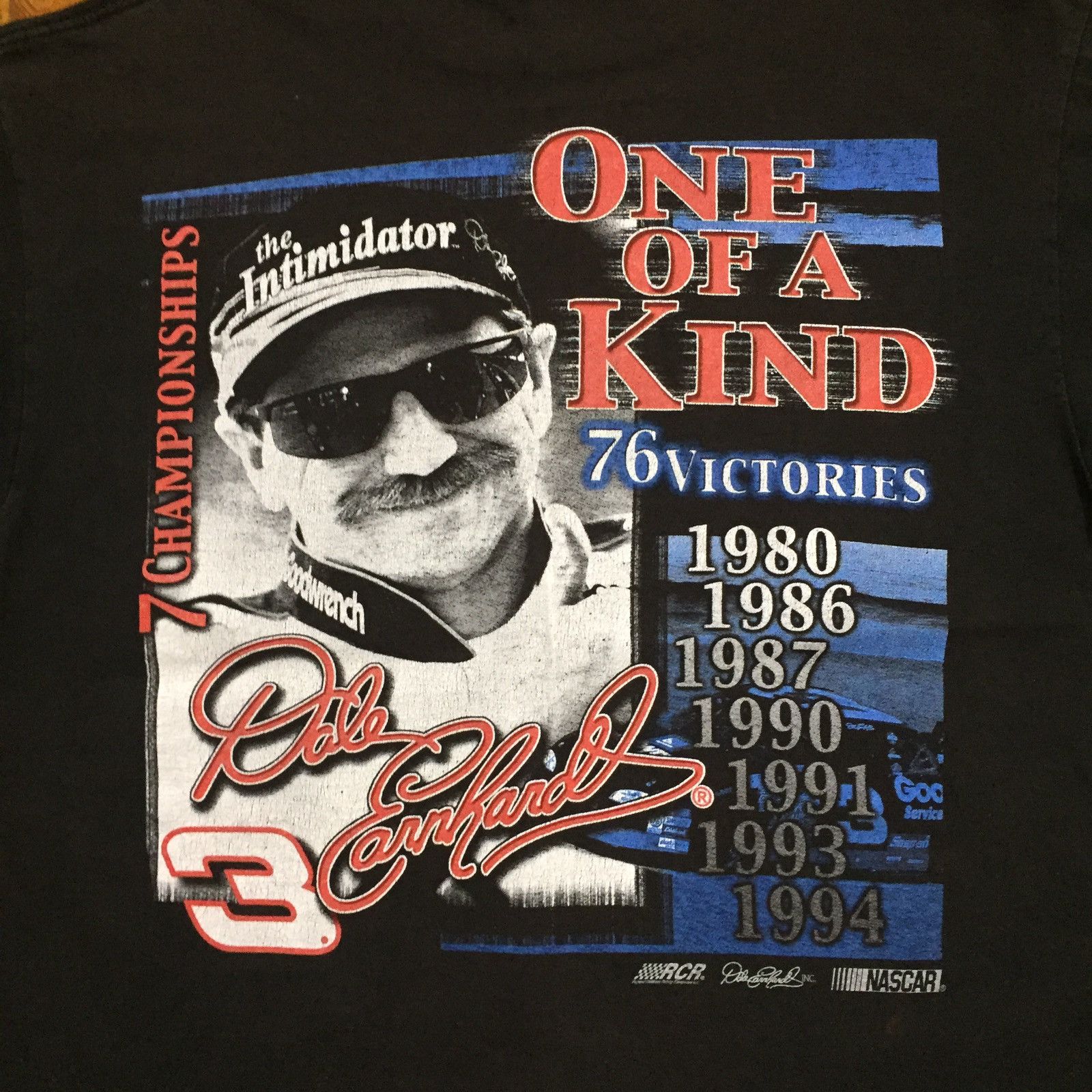 NASCAR Double Sided Dale Earnhardt RIP Tee Shirt | Grailed