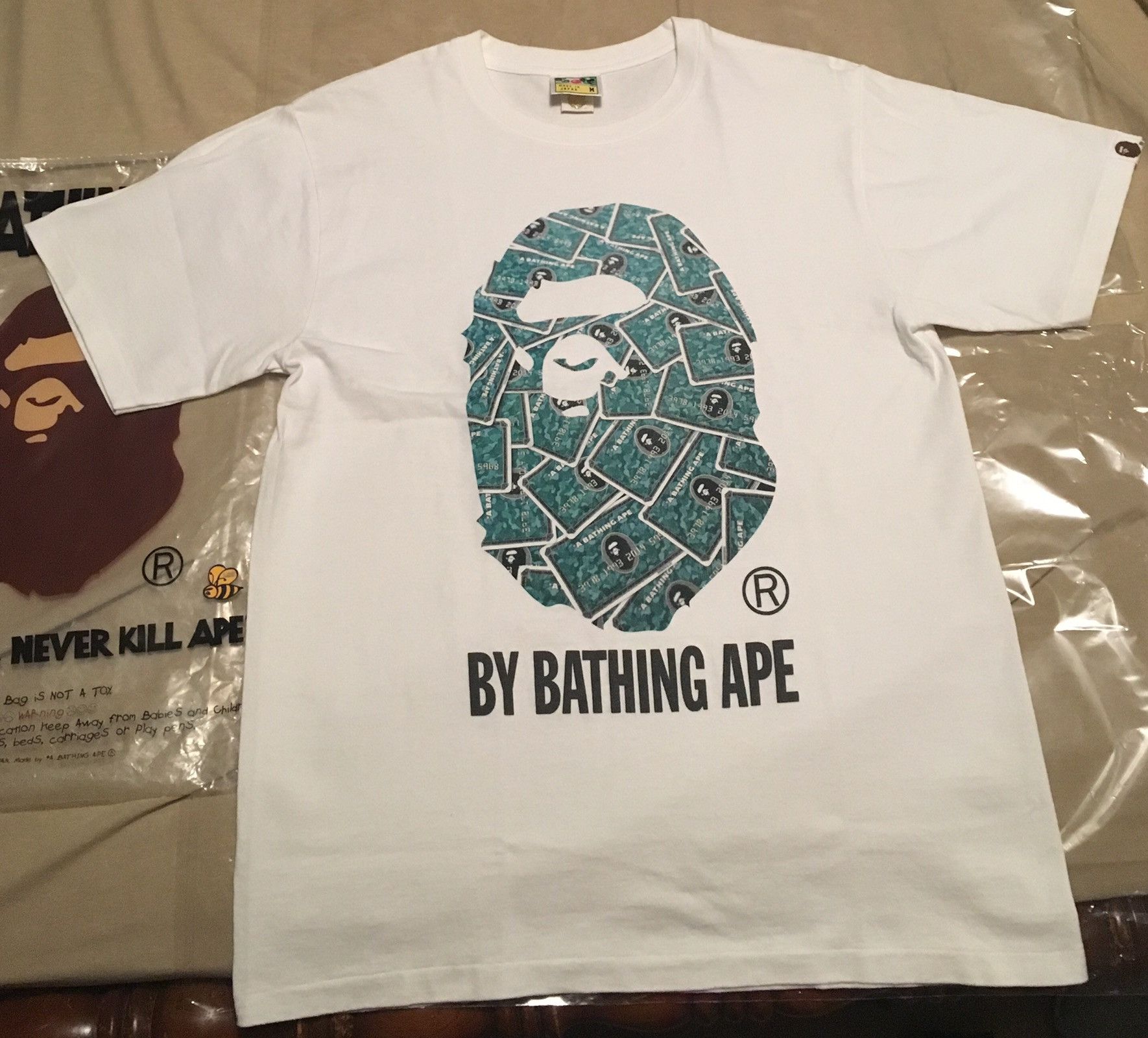 Bape Bape Gold Card Member Club Tee | Grailed