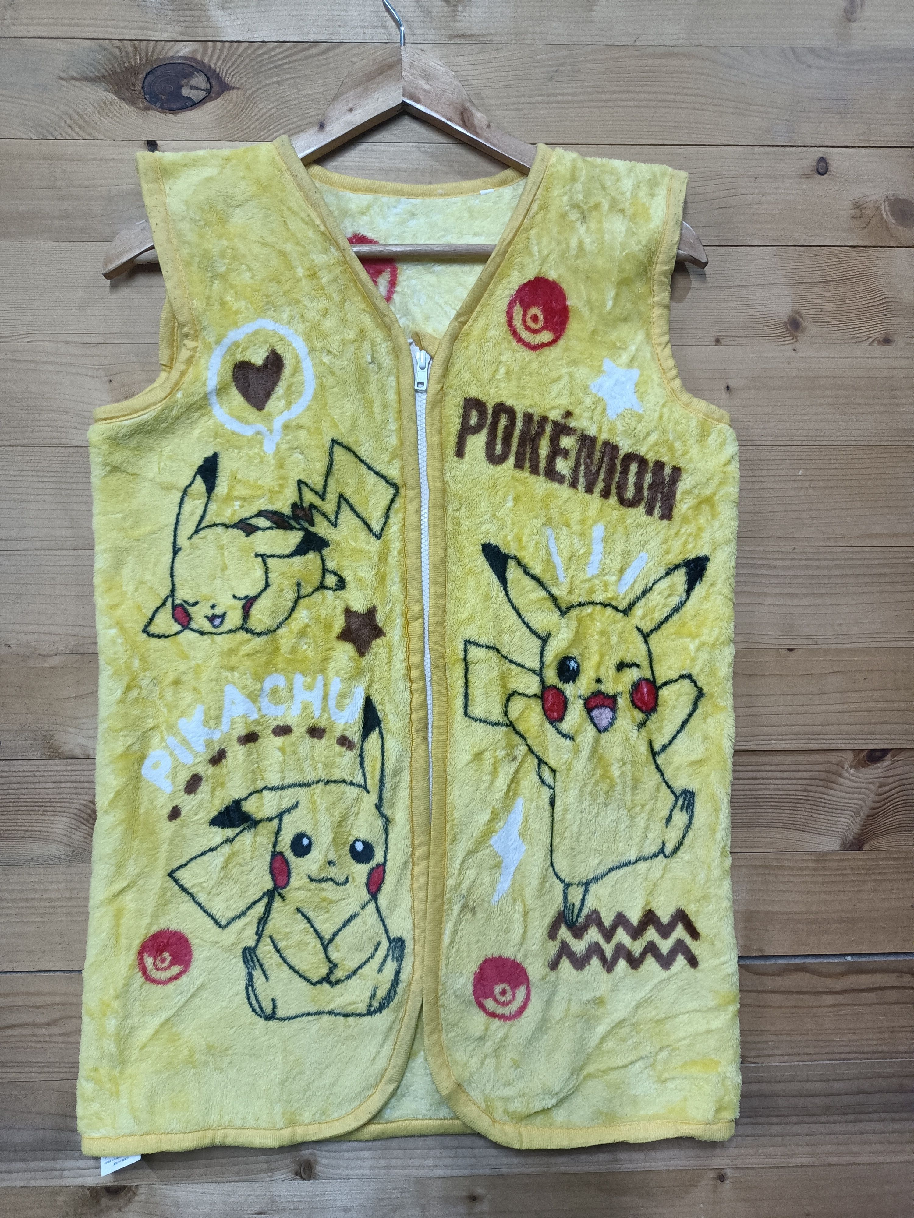 Vintage Vintage pokemon vest fleece | Grailed