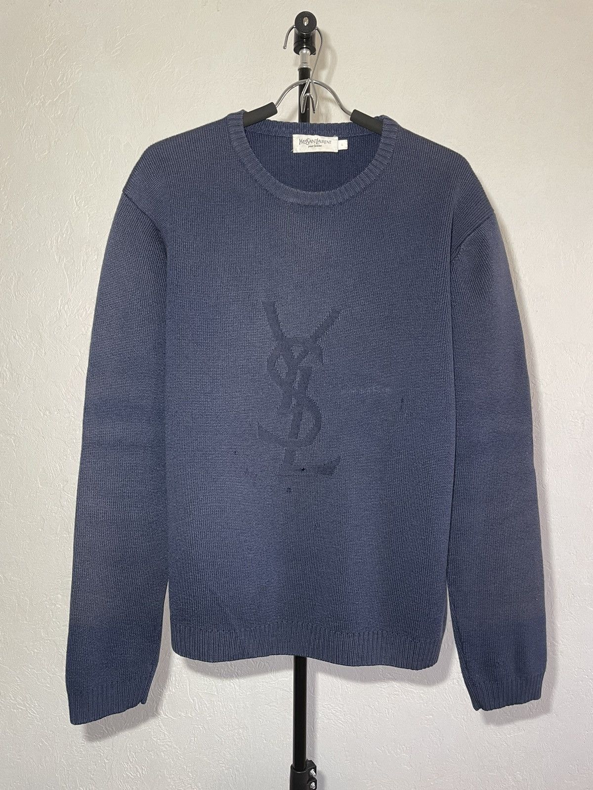 Yves Saint Laurent 🧵YSL Yves Saint Laurent sunfaded sweater | Grailed