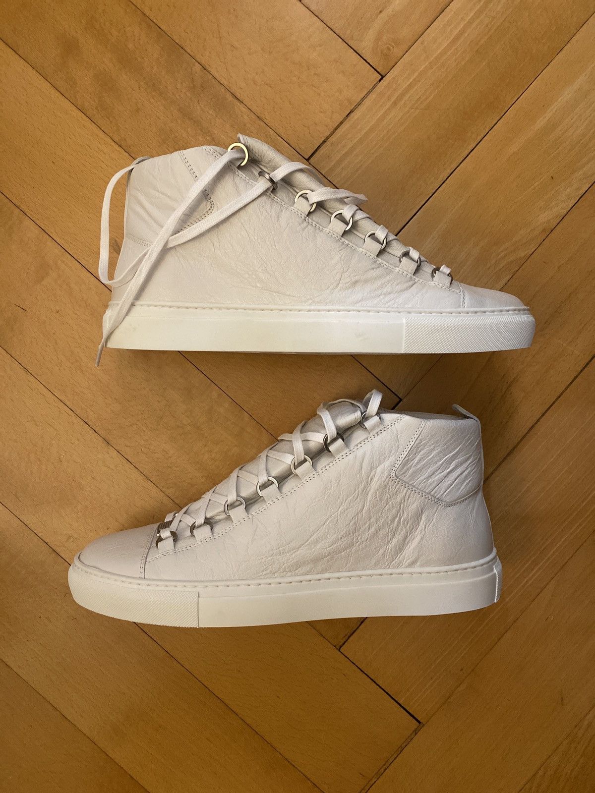 Balenciaga Arena High White Opaque | Grailed