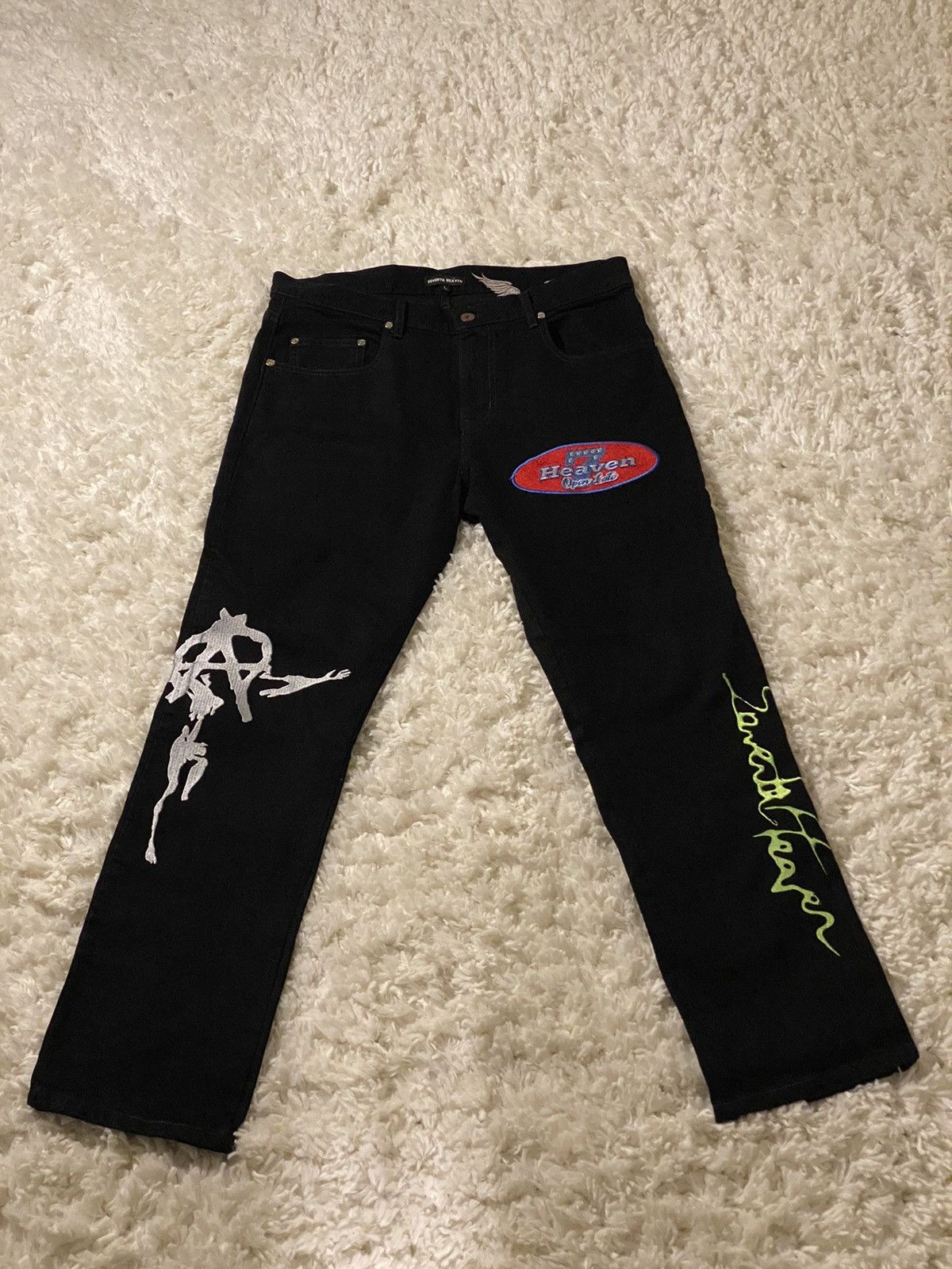 Seventh Heaven Seventh Heaven SS19 Denim Jeans | Grailed
