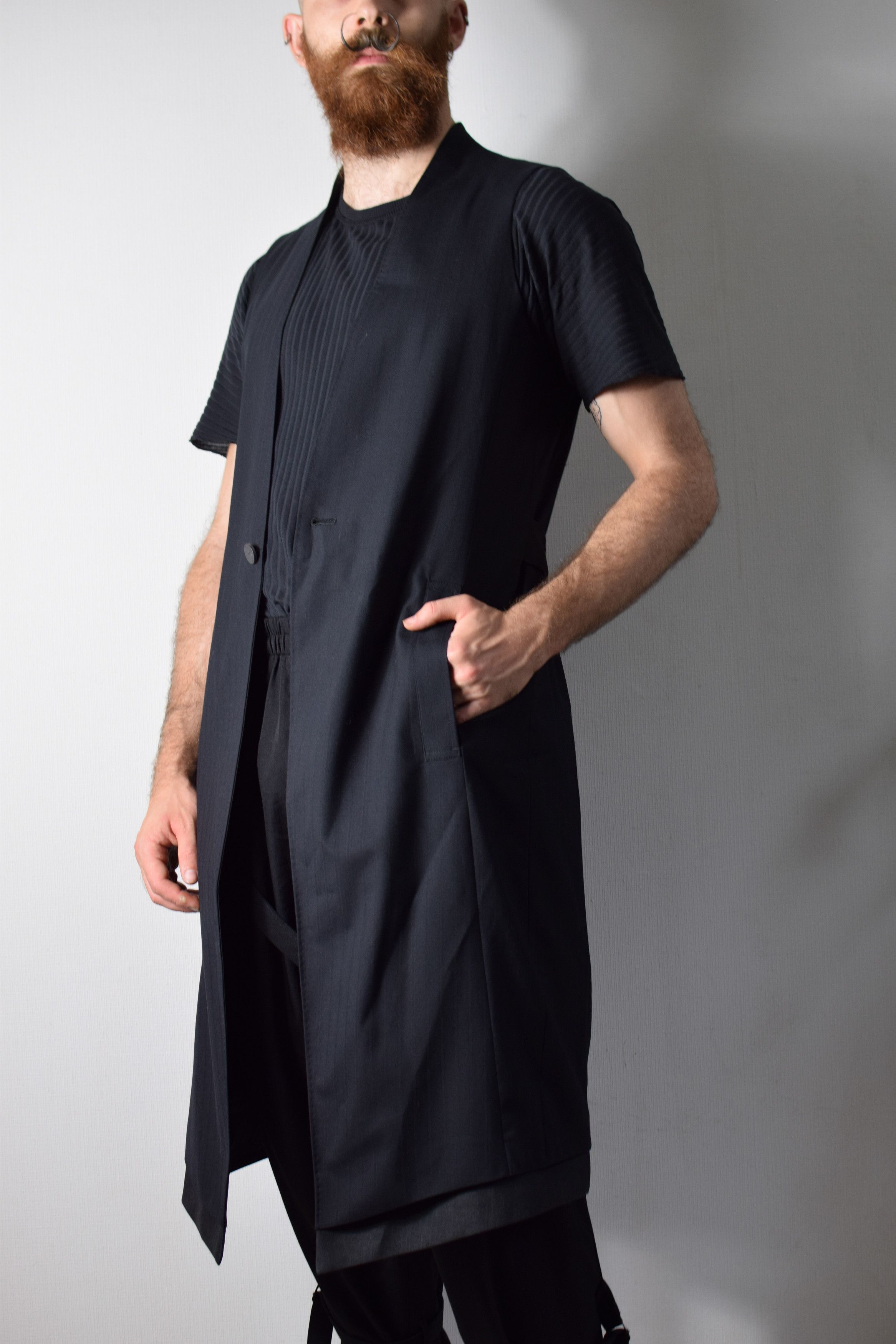 Devoa FINAL DROP - Devoa Long Vest | Grailed