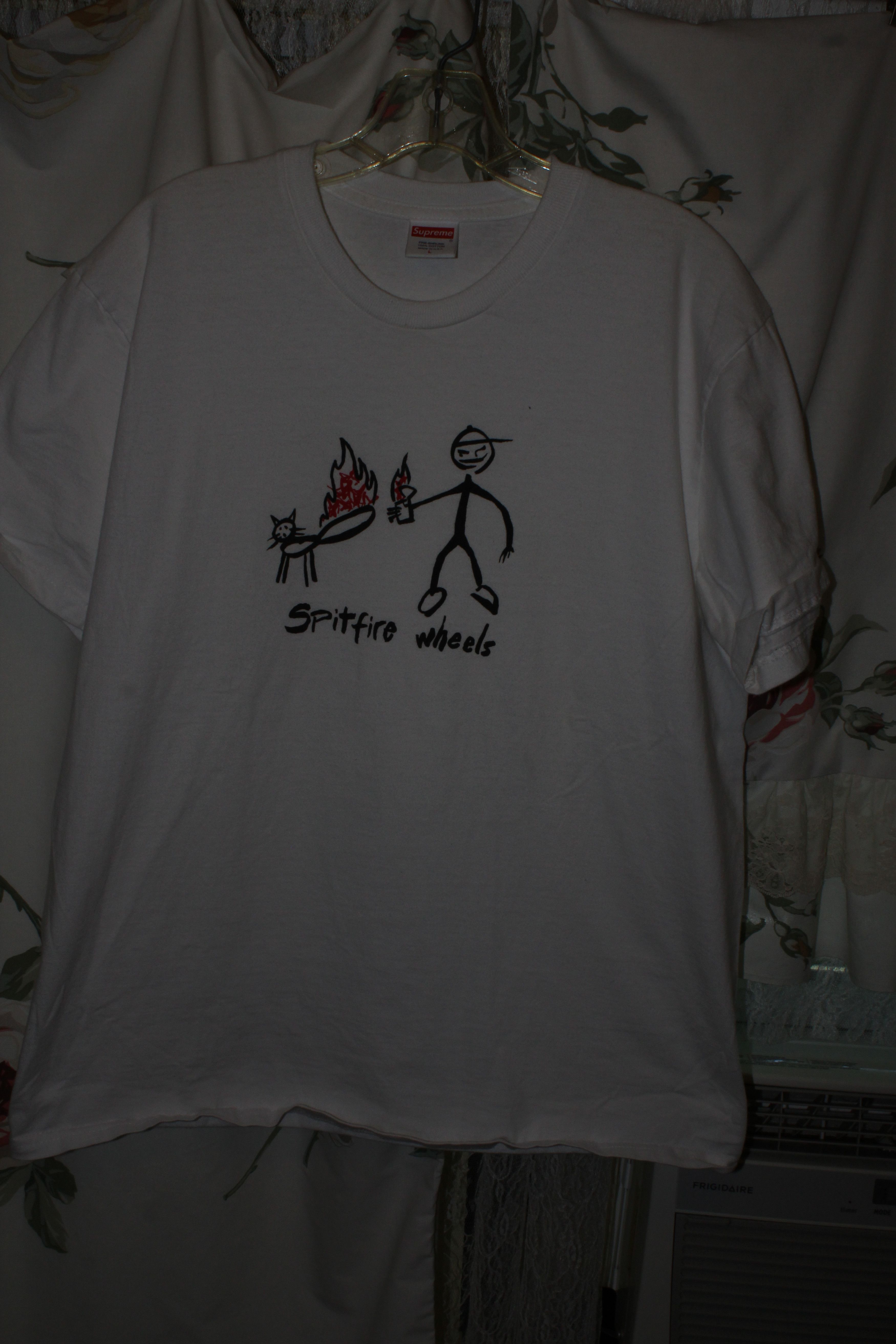 Spitfire × Supreme Supreme x Spitfire - setting cat on fire | Grailed