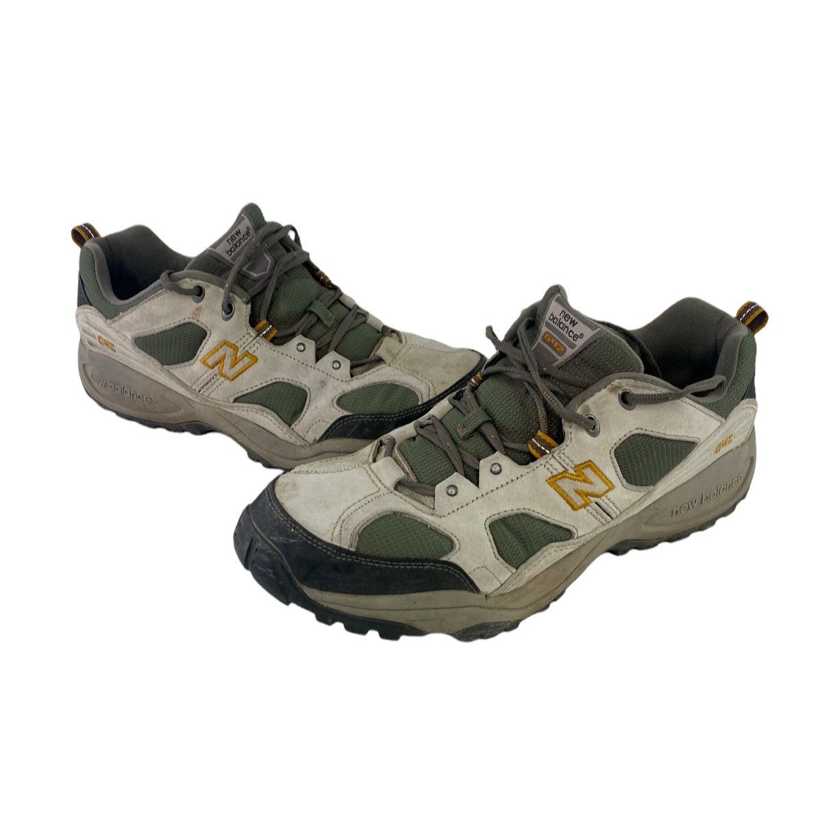 New Balance New Balance 642 MW642GM Beige Green Running Athletic Shoes ...