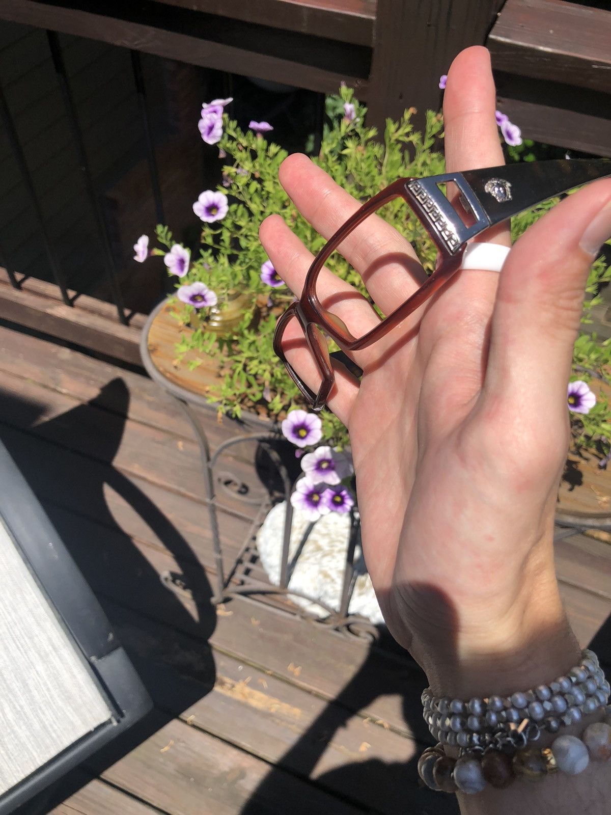 Versace × Vintage 80’s Tortoise Vintage Versace Frames (no lenses ...