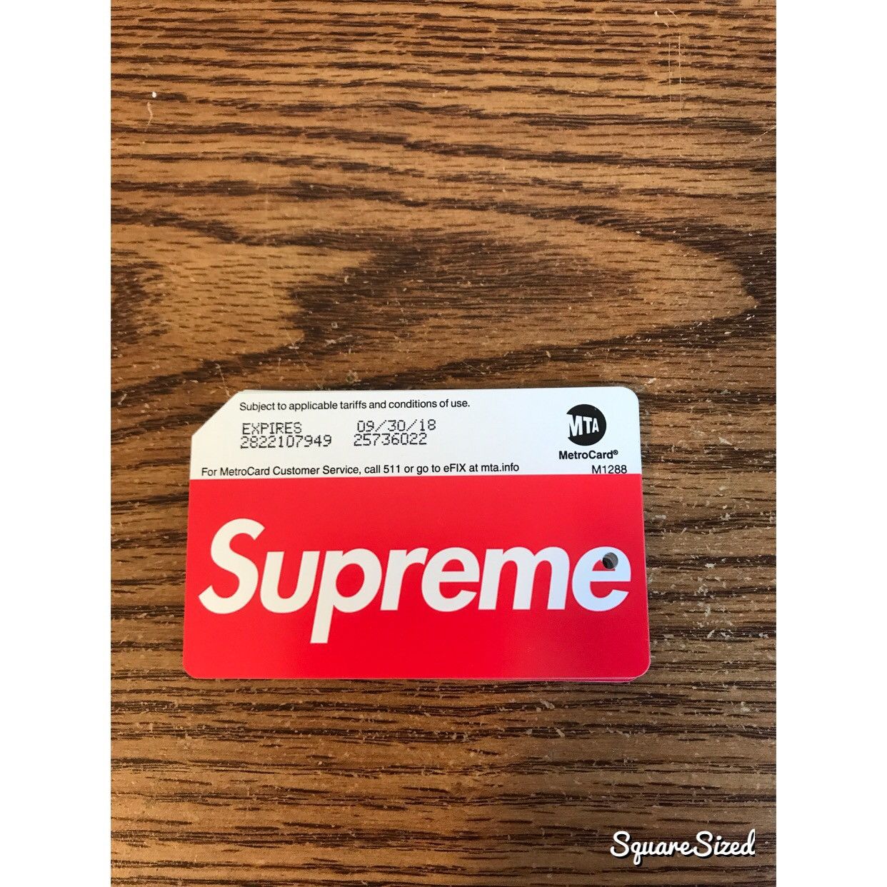 Supreme Supreme Metro Card | Grailed