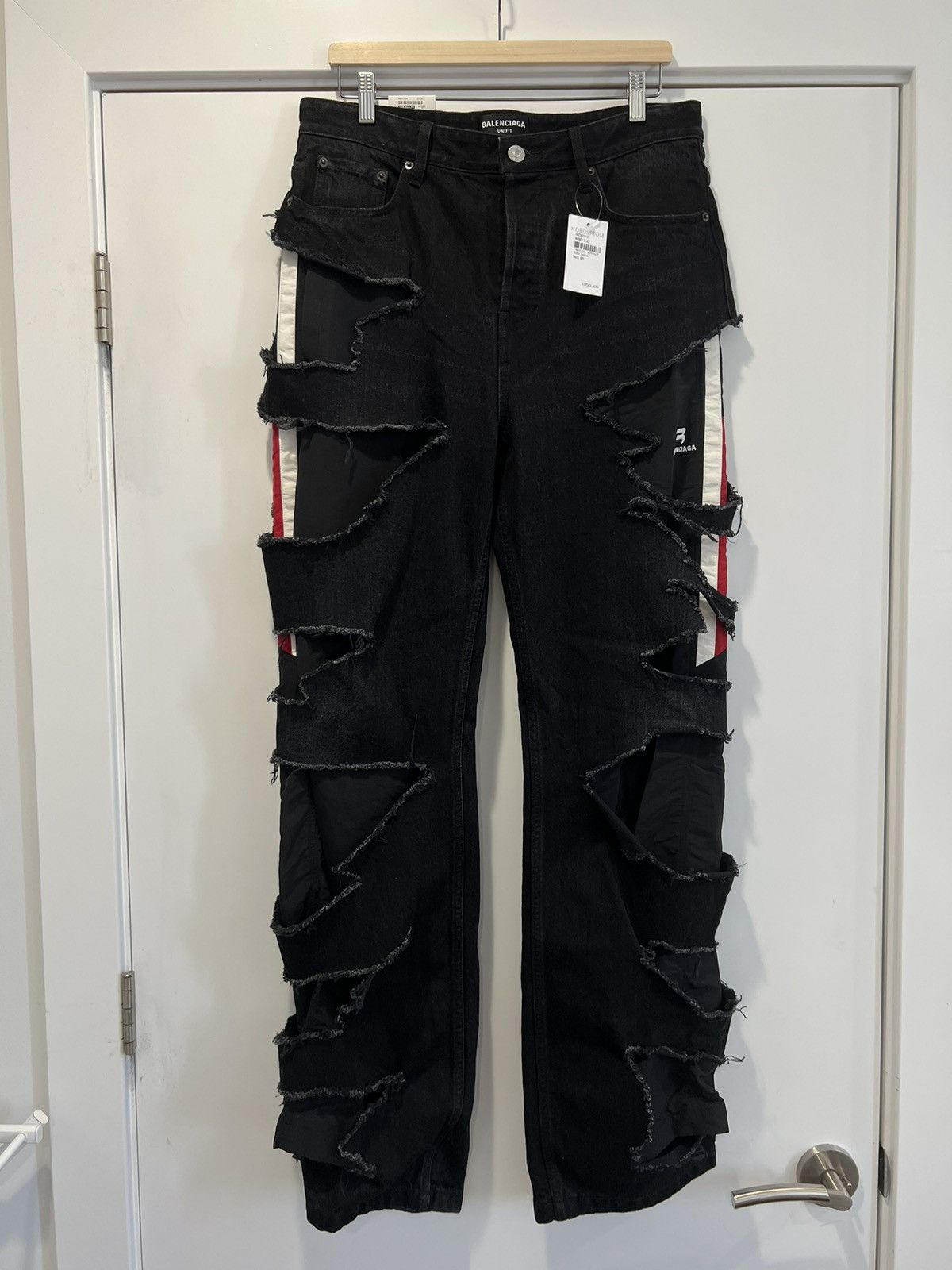 Balenciaga BALENCIAGA FW21 Slashed Destroyed Denim | Grailed