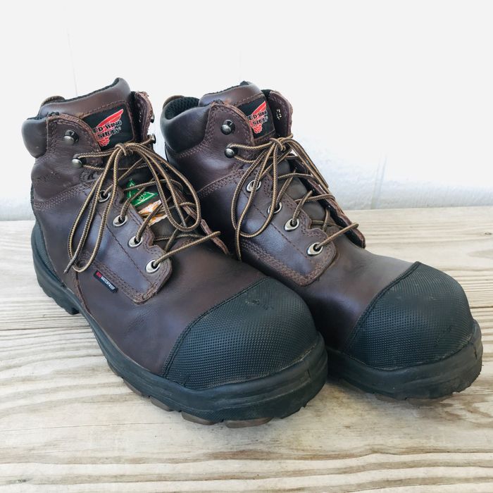 Red Wing Red Wing King Toe Leather Waterproof CSA Safety Toe Boots ...