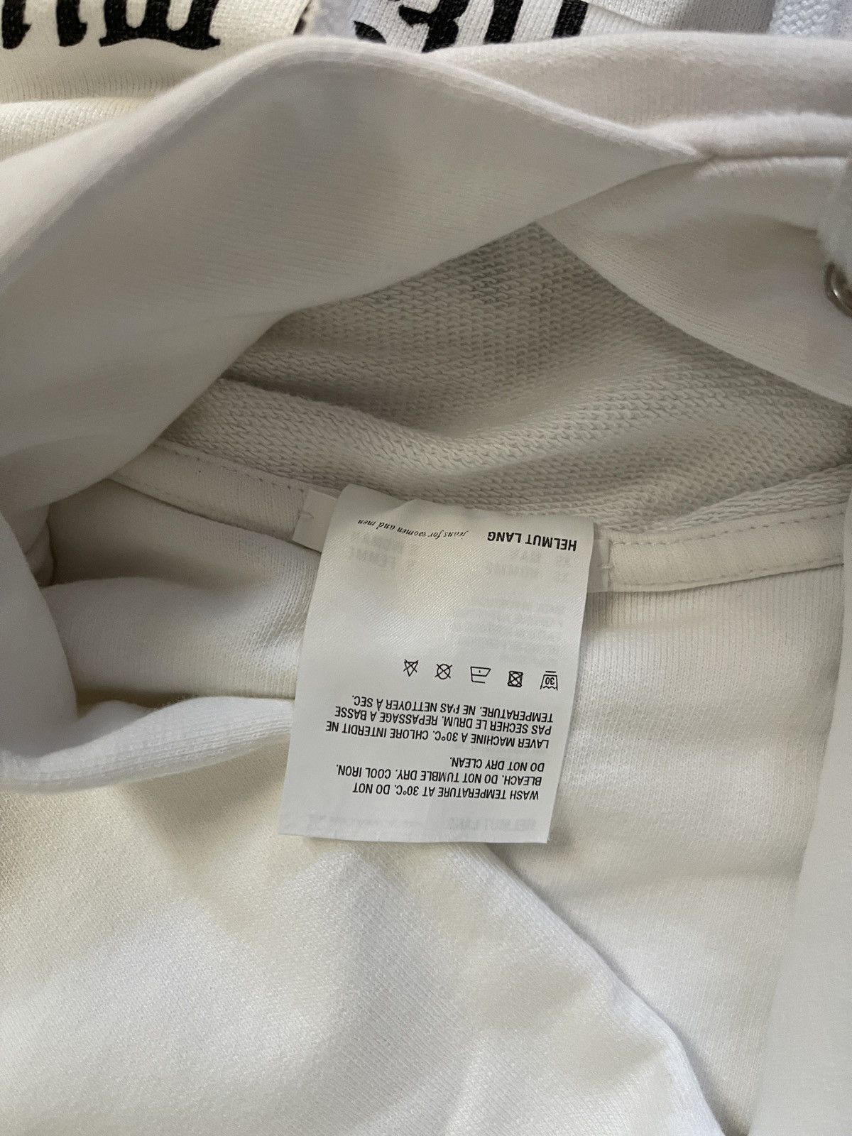 Helmut Lang Helmut lang teddy bear red heart hoodie | Grailed