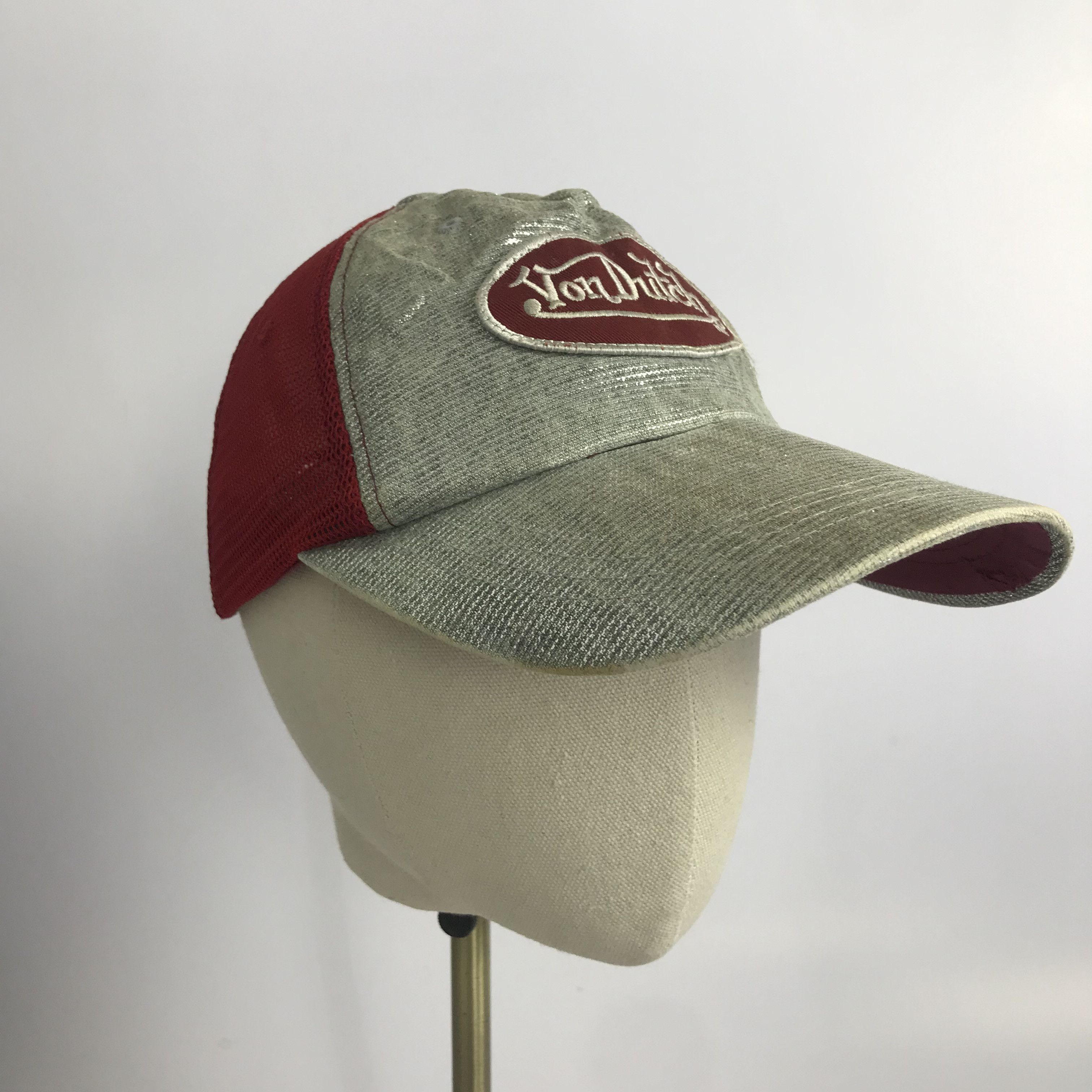 Streetwear × Von Dutch Vintage Von Dutch Patchwork Design Trucker Hat ...