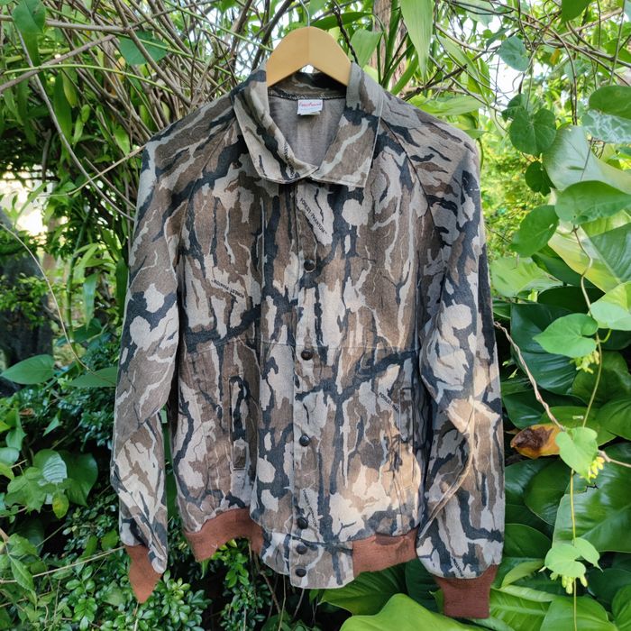 Vintage Vintage 80s Forest Phantom Tree Bark Camo Hunting Jacket | Grailed