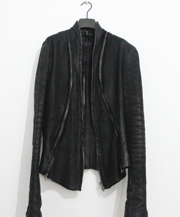 Obscur Obscur multi zip AW10 leather jacket | Grailed