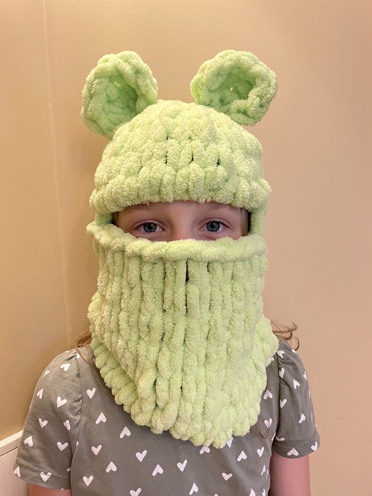 Handmade Handmade knitted balaclava bunny style | Grailed