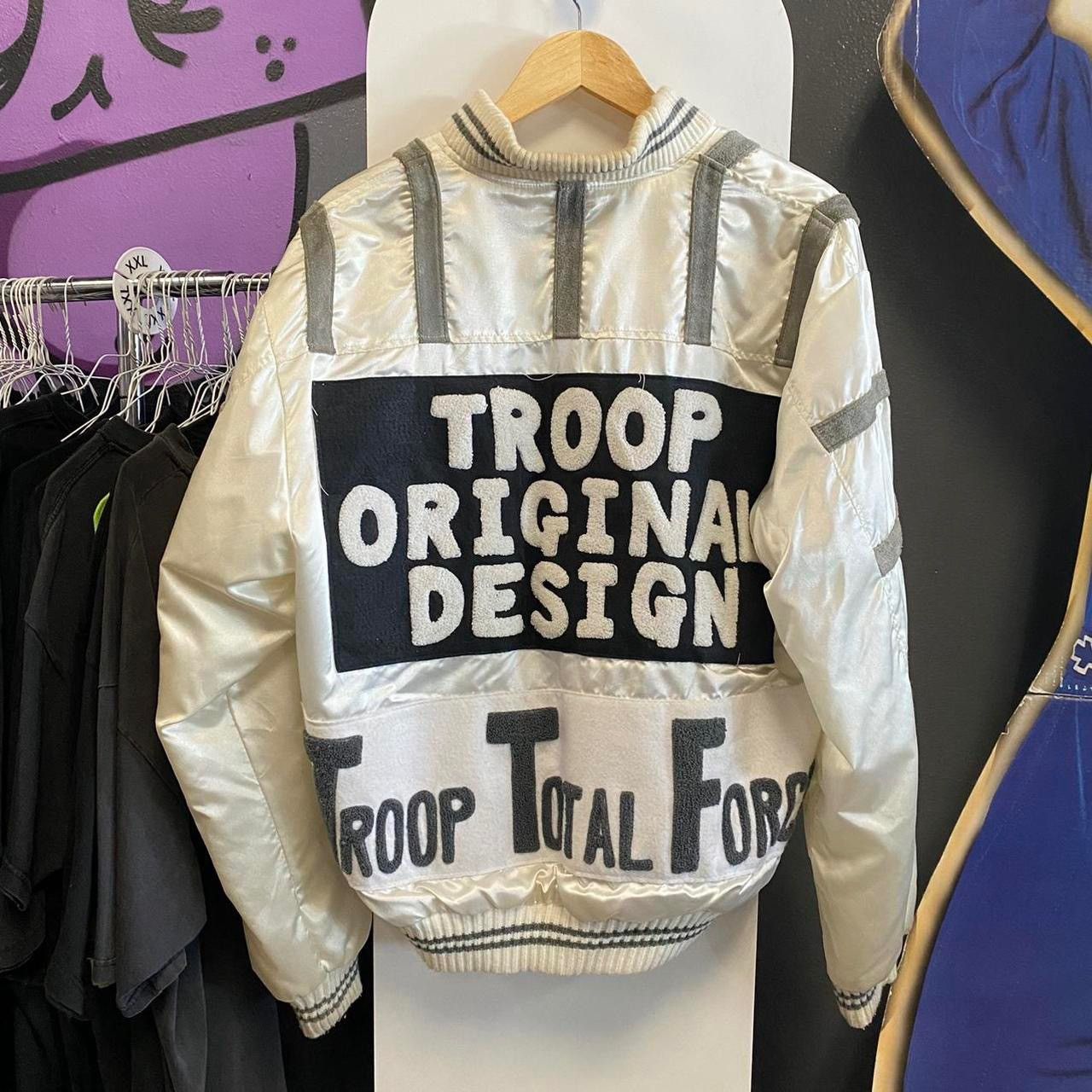 Troop × Vintage Vintage Late 80s Early 90s Troop Bomber Jacket Inconic ...