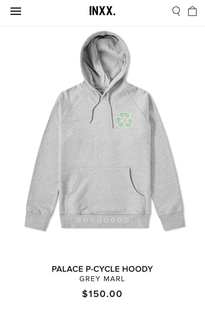 Palace PALACE Skateboards P-Cycle Hoody Recycle Hoodie Big Logo | Grailed