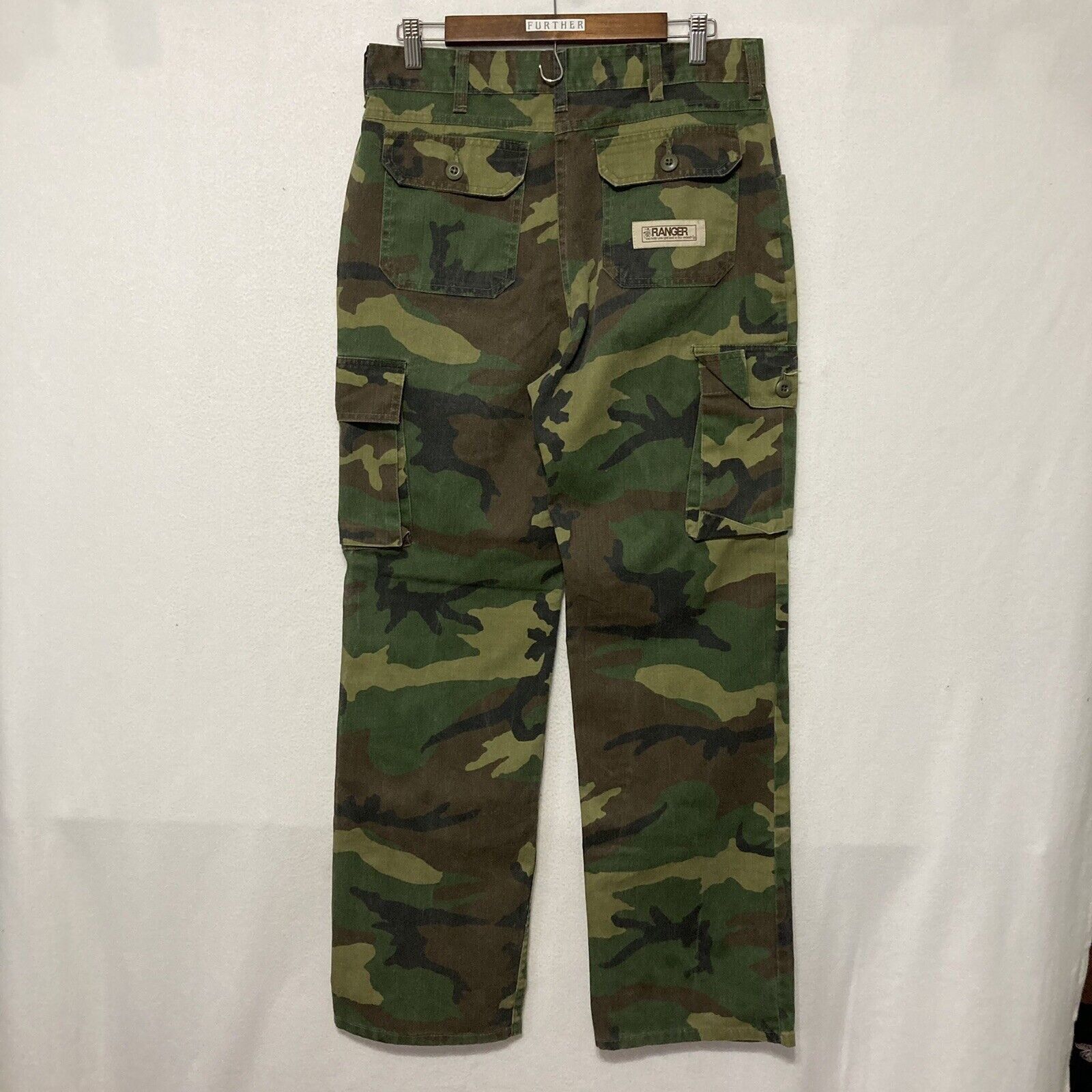 Other Vtg Ranger Camouflage Combat Cargo Pant Green Woodland Camo | Grailed