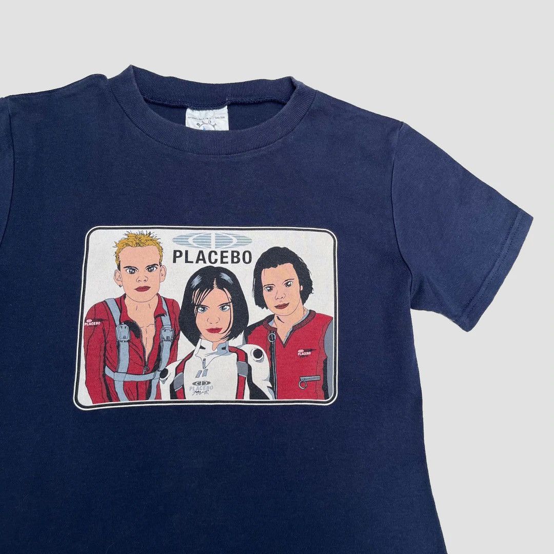 Vintage Placebo 90s Anime Vintage Manga Band Tour Blue Grape T-Shirt ...