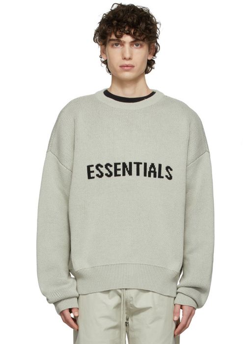 Fear of God Fear Of God Essentials SSENSE Concrete Knit Sweater | Grailed