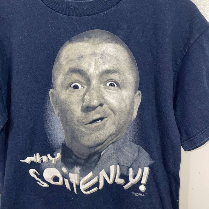 Vintage VINTAGE 90s 1997 Three Stooges Curly Joe Why Soitenly Shirt ...