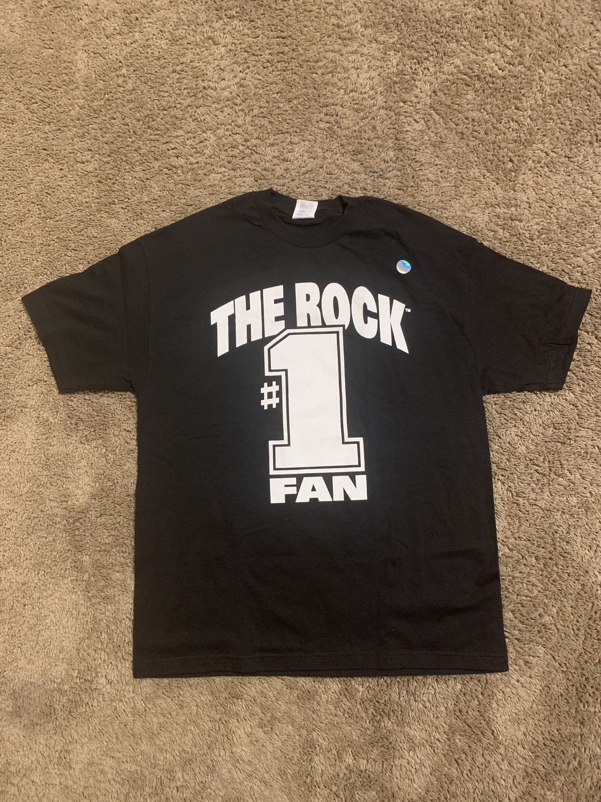 Vintage × Wwe × Wwf Vintage wwf The rock "#1 fan" shirt 90s size xl ...