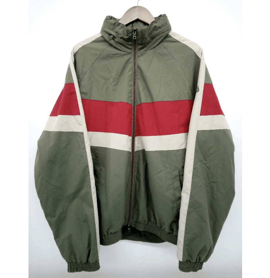 Vintage Deadstock Vintage Kuwalla Tee Hooded Track Jacket Olive XXL ...