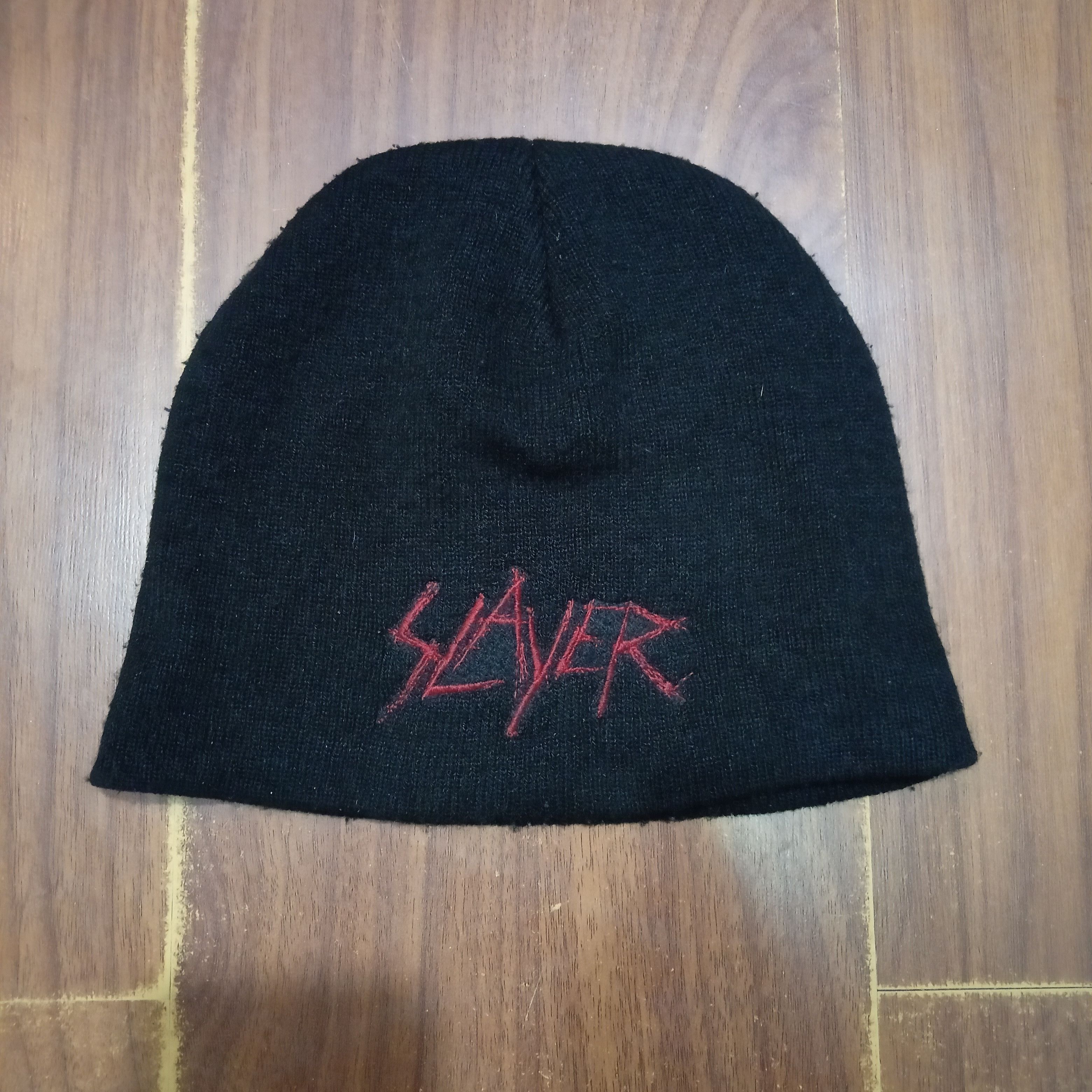 Band Tees × Slayer Slayer Band beanie hat | Grailed