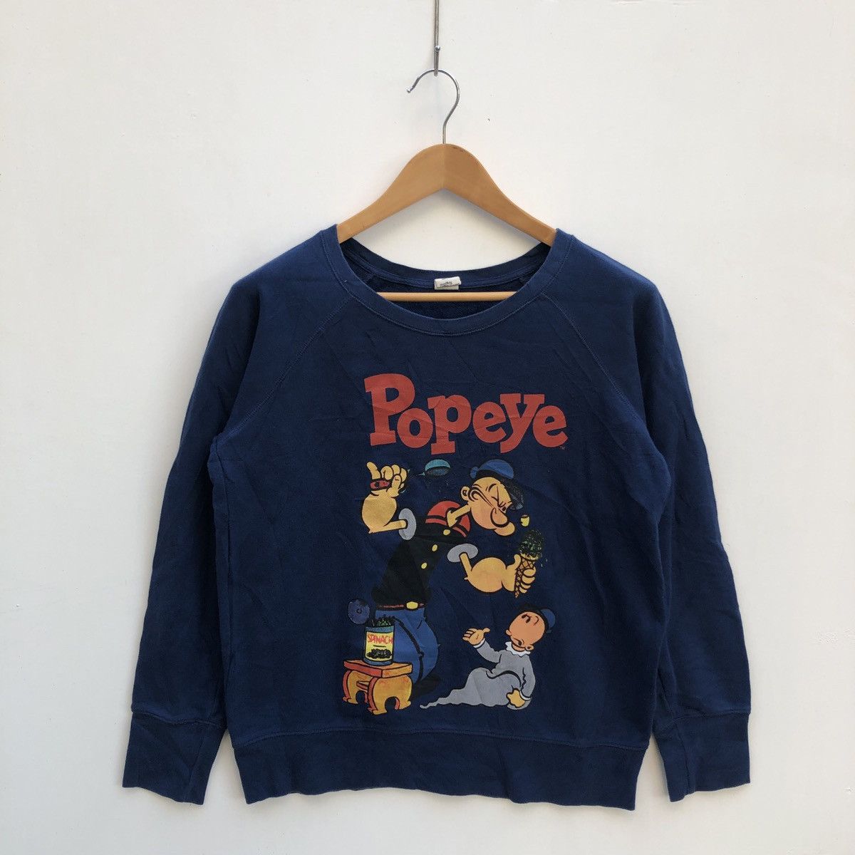 Uniqlo Vintage POPEYE x UNIQLO Sweatshirt Crew Neck #0536-15 | Grailed