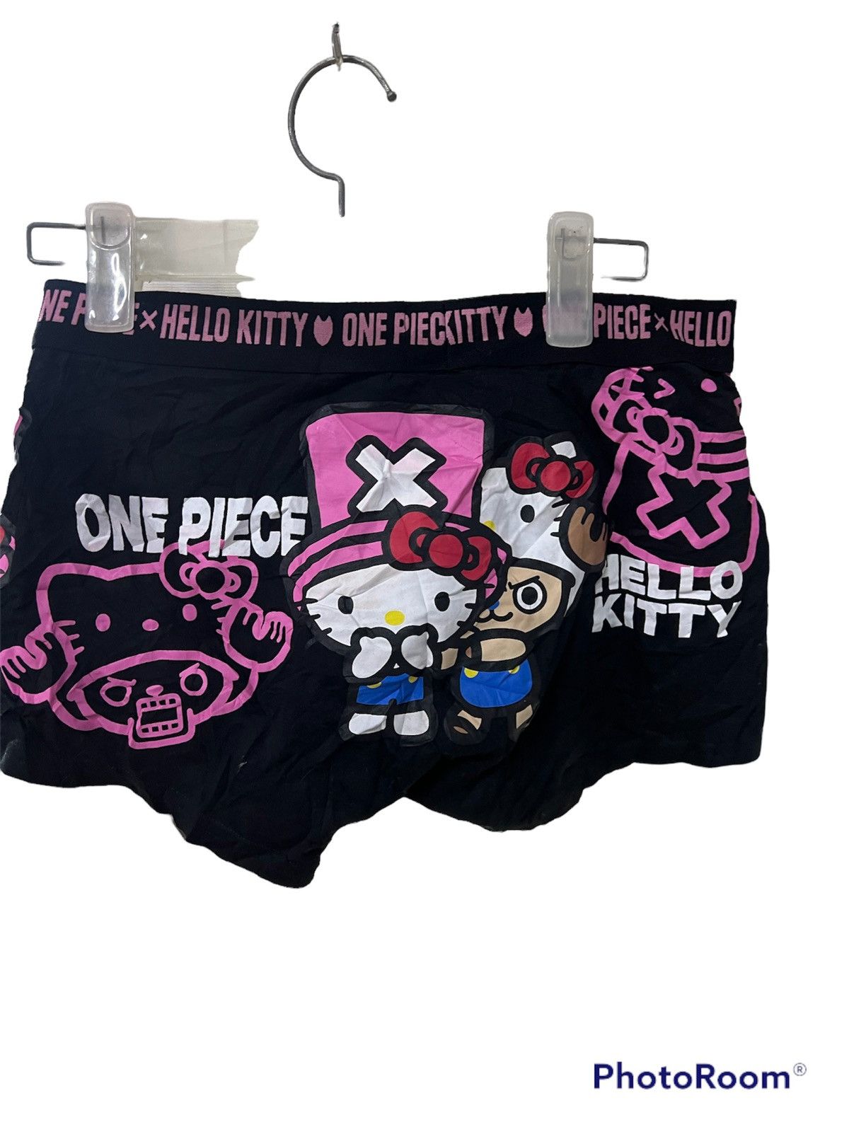 Japanese Brand × One Piece One piece x hello kitty boxer | Grailed