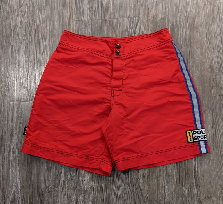 Polo Ralph Lauren Vintage Polo Sport Board Shorts 3m Reflective Rare ...