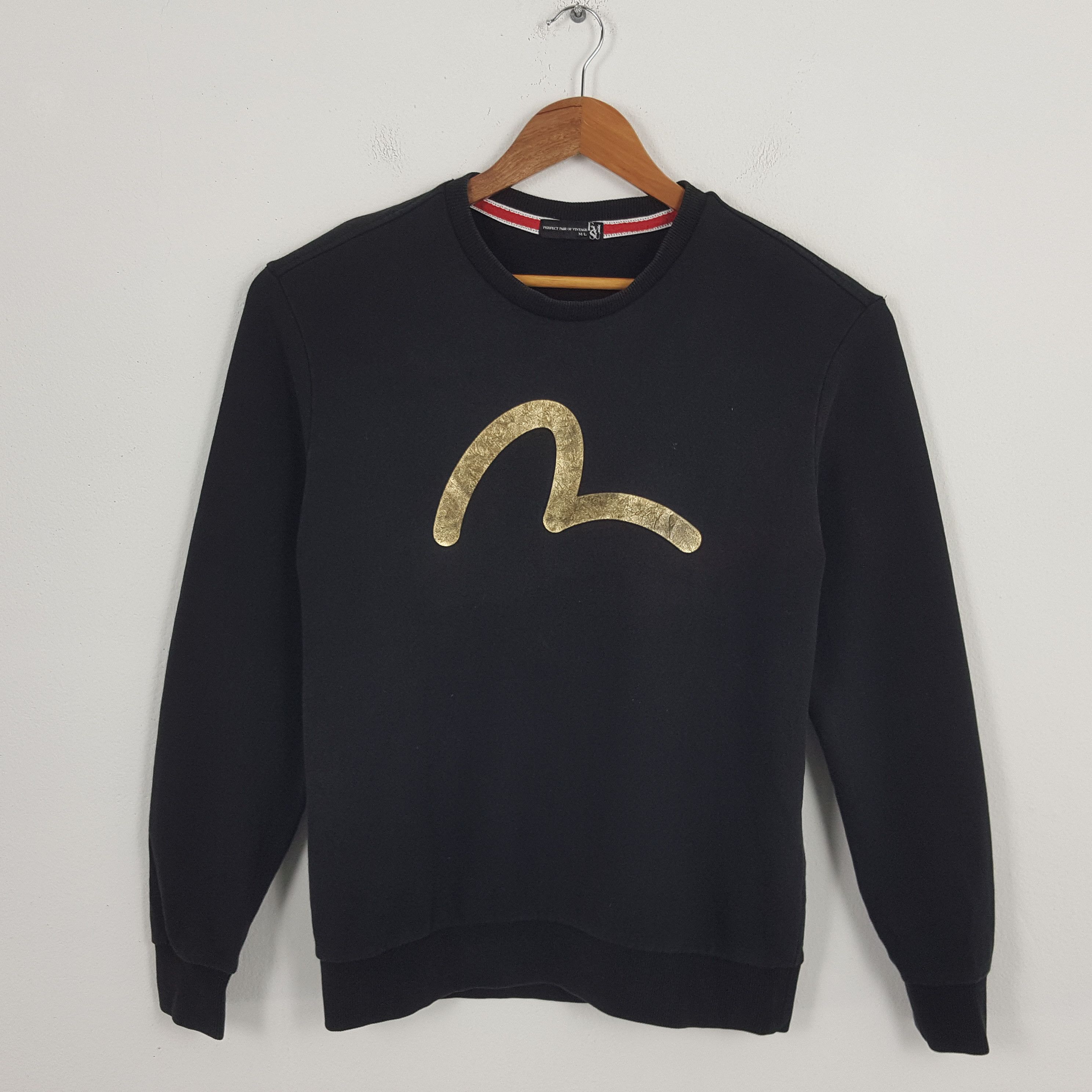 Japanese Brand × Vintage Vintage EVISU Logo Design Sweatshirt | Grailed