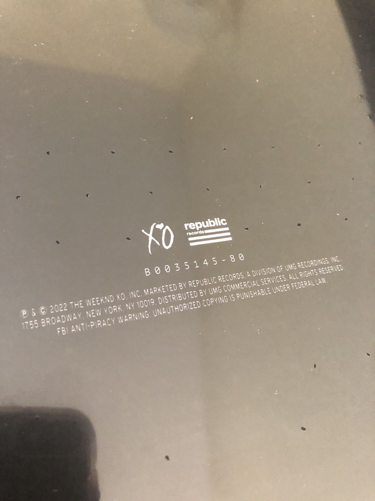 The Weeknd The Weeknd Dawn FM Free Yourself Black Hoodie Box Set XL ...